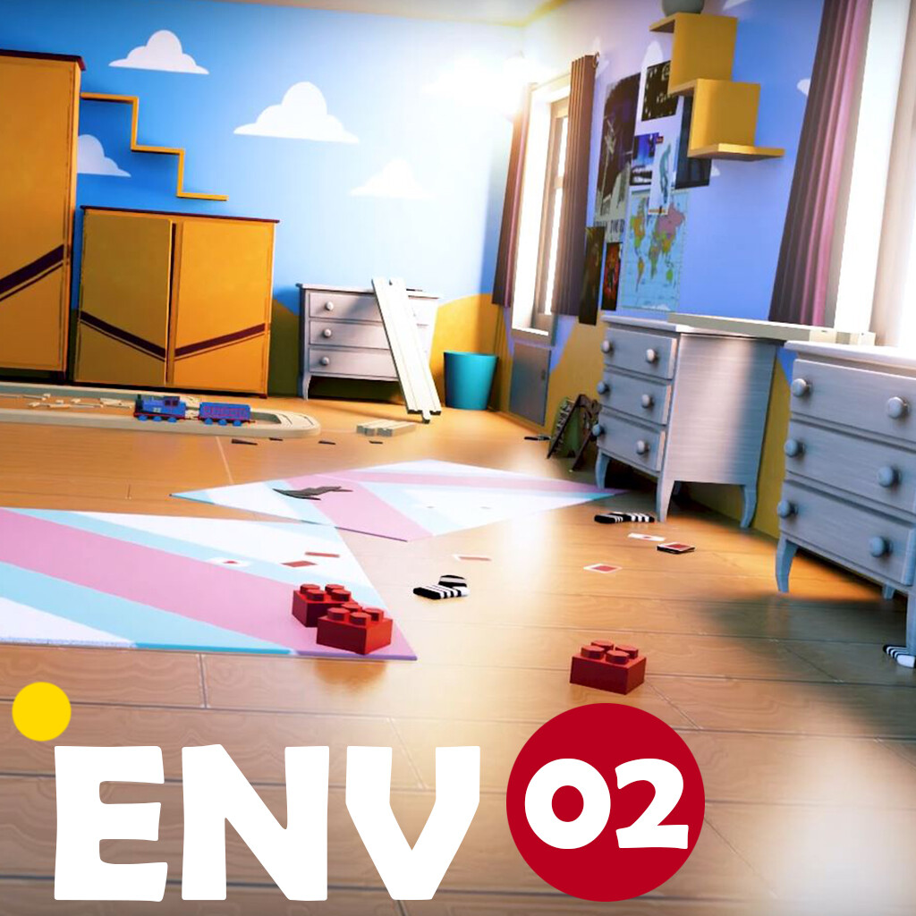 ArtStation - Toy Story Game Environment || Mobile optimized