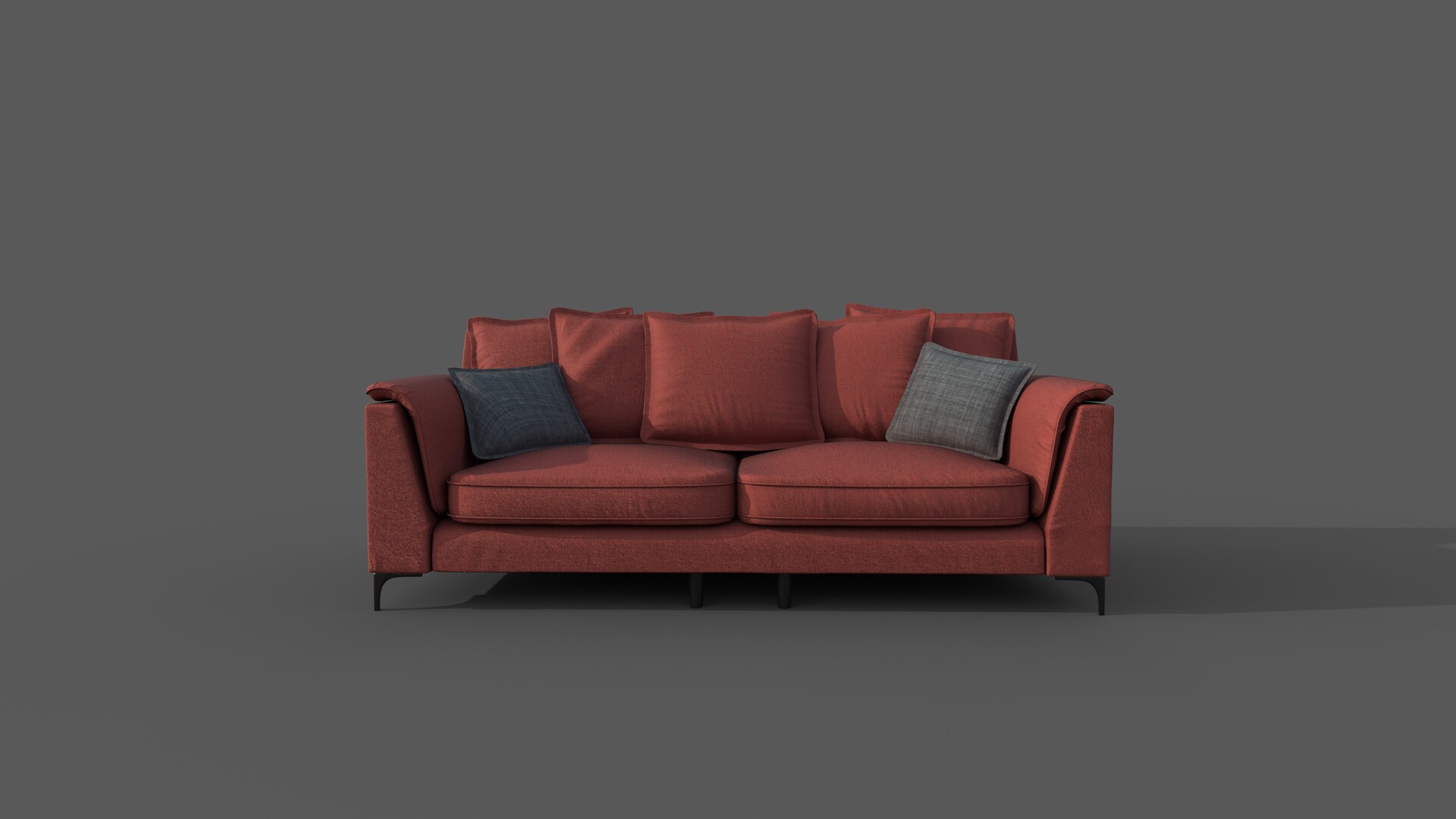 ArtStation - Modern 3 Seater Sofa
