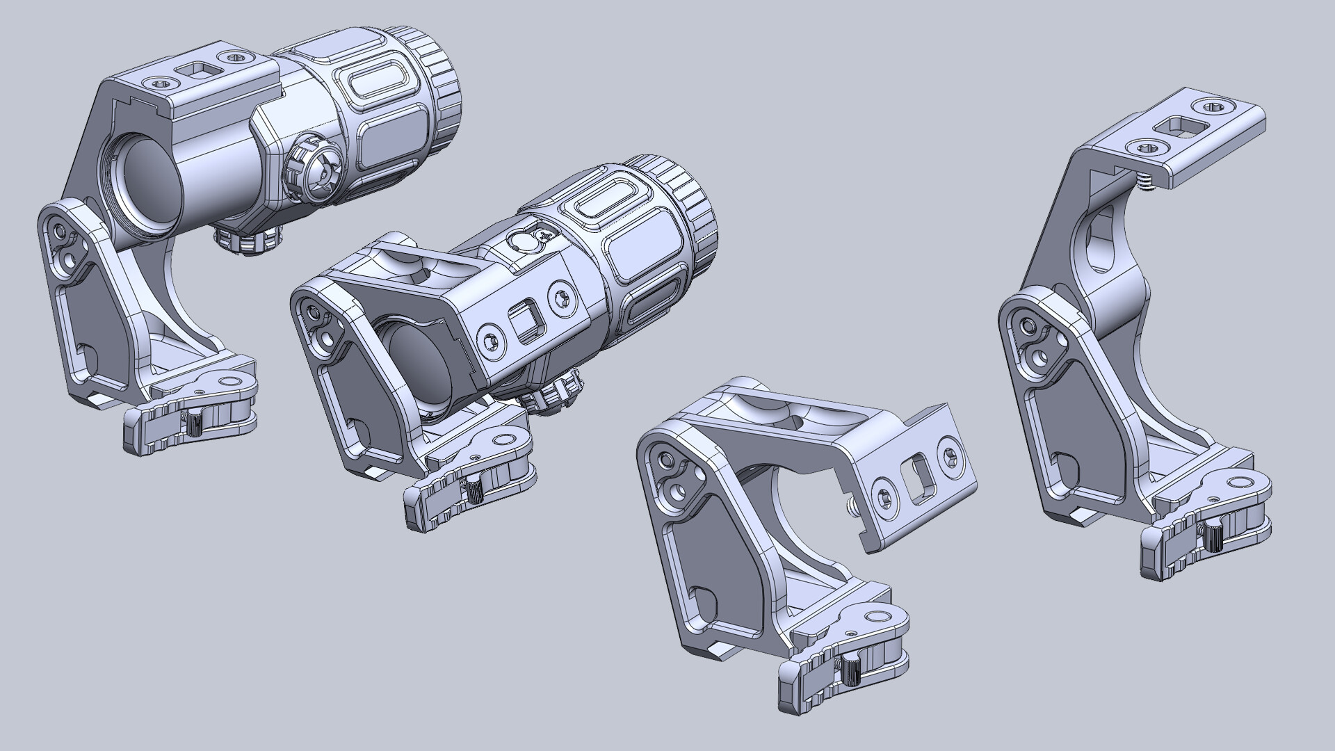 Warden_1 . - Unity Tactical FAST FTC EOTech G33 Magnifier Mount
