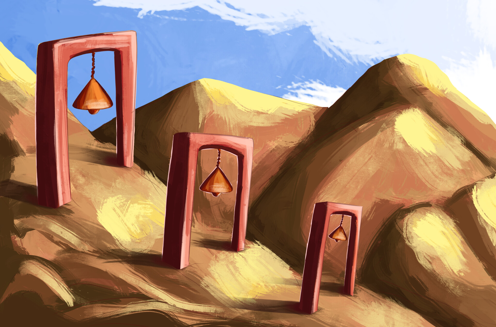 ArtStation - Temple Bells