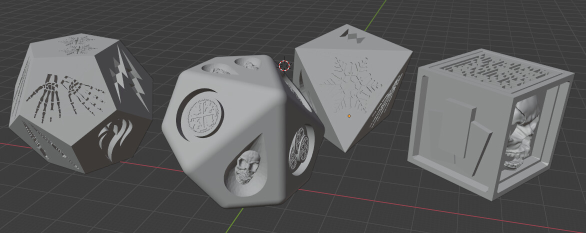 ArtStation - Deamon dice