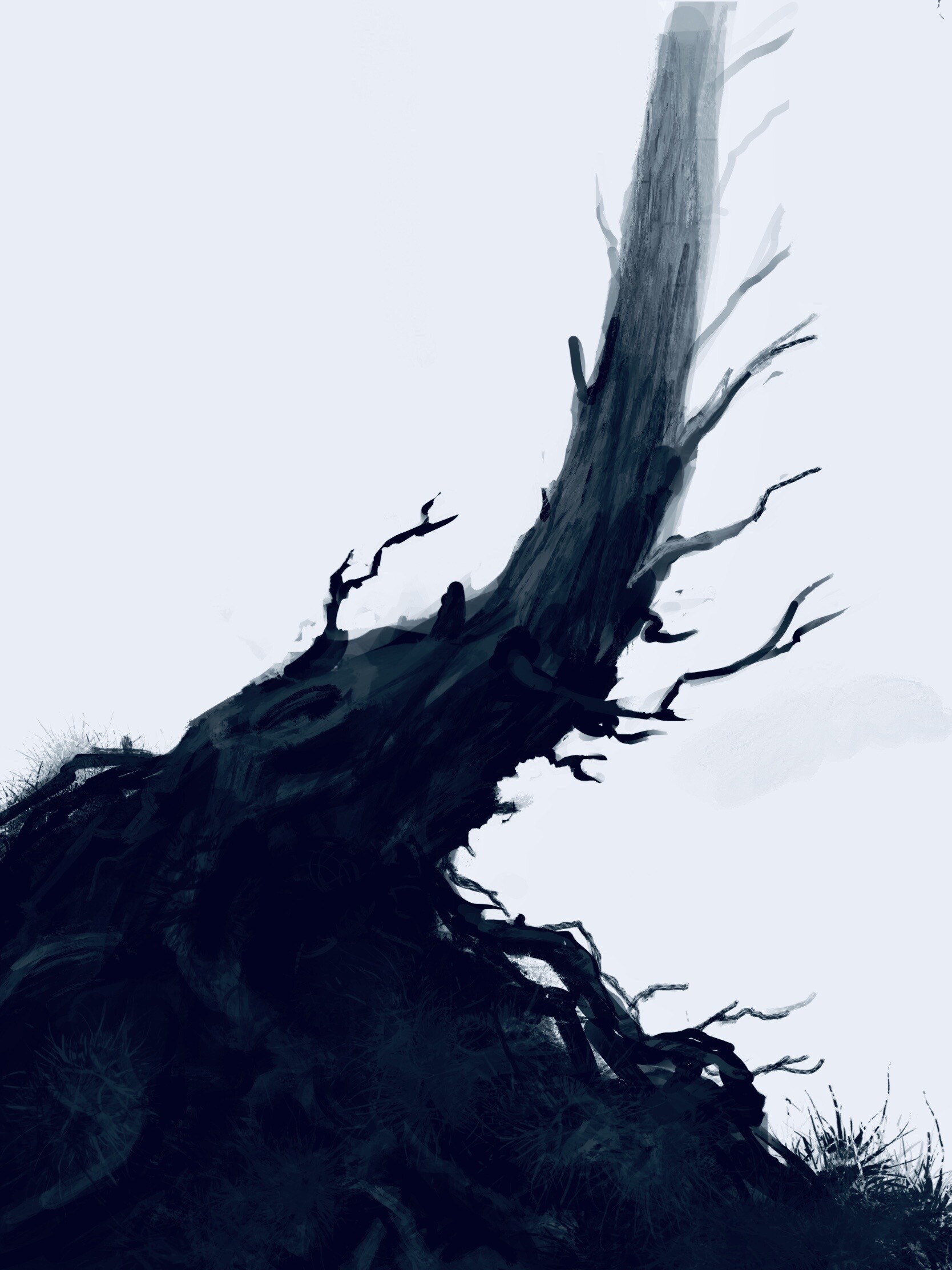 ArtStation - lonely old tree