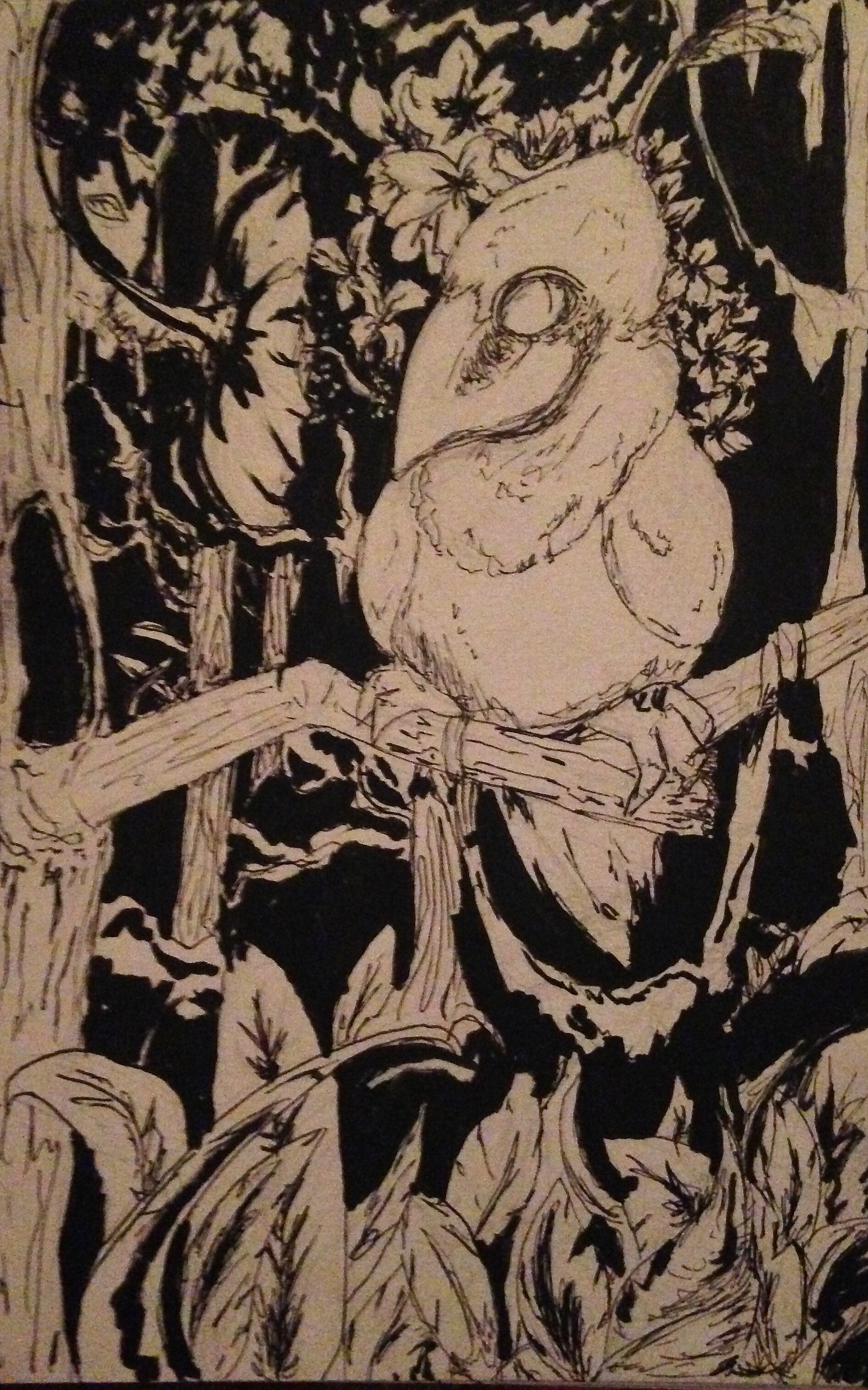 ArtStation - A Nonexistent Bird in an Imaginary Tree