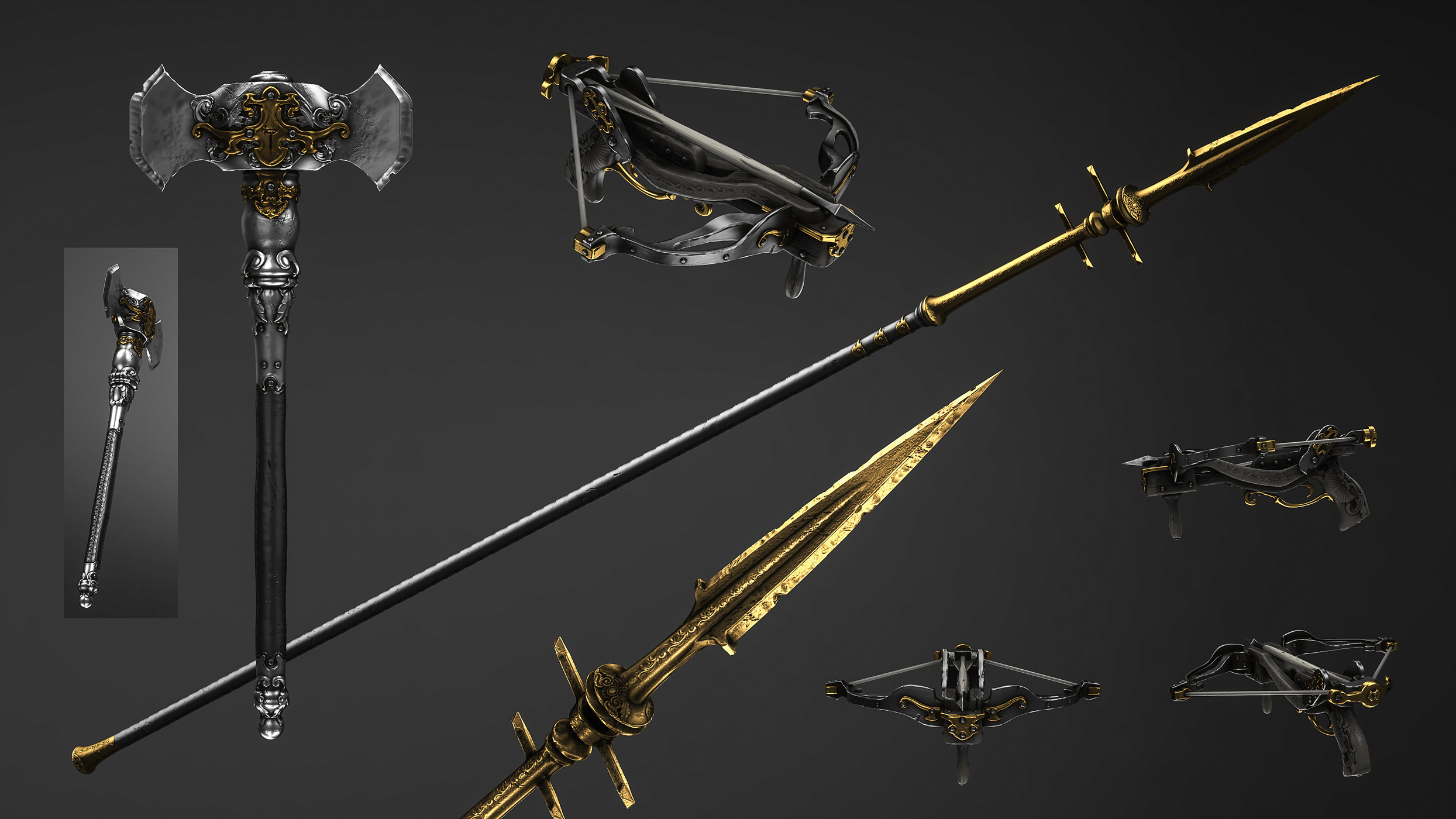 Vitaly Bulgarov - Mortal Shell Art-Dump: Props,Weapons - Part 1