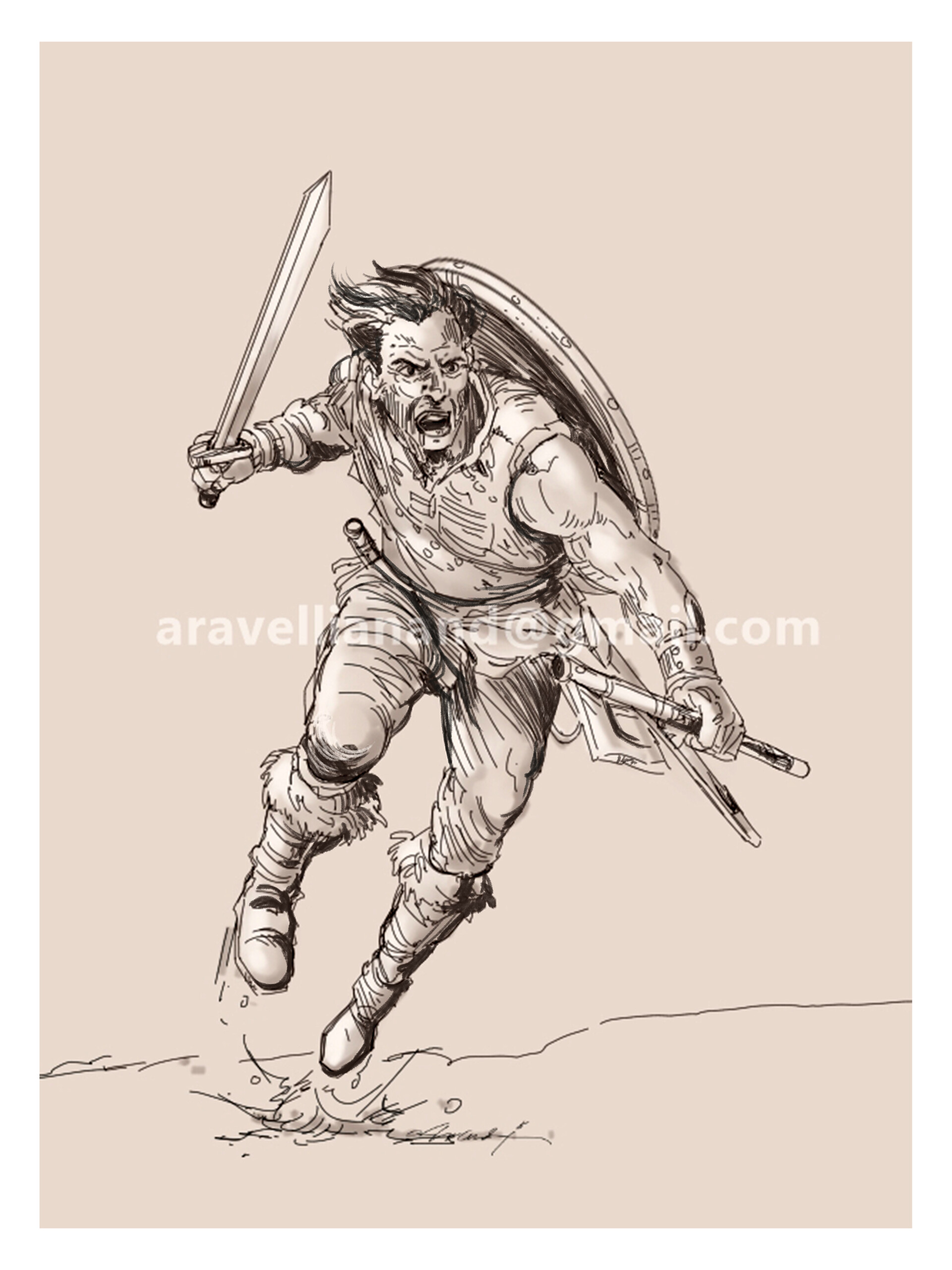 ArtStation - Skech drawing