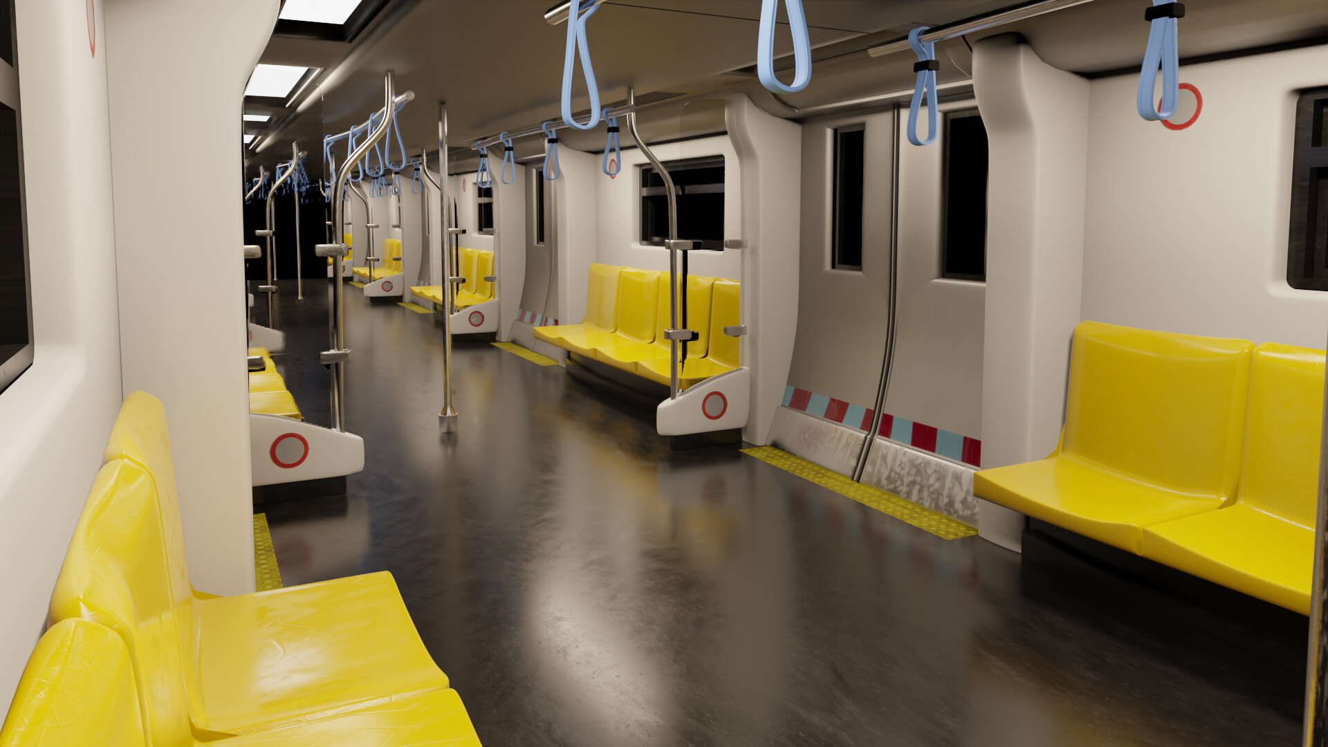 ArtStation - Subway Train Cars