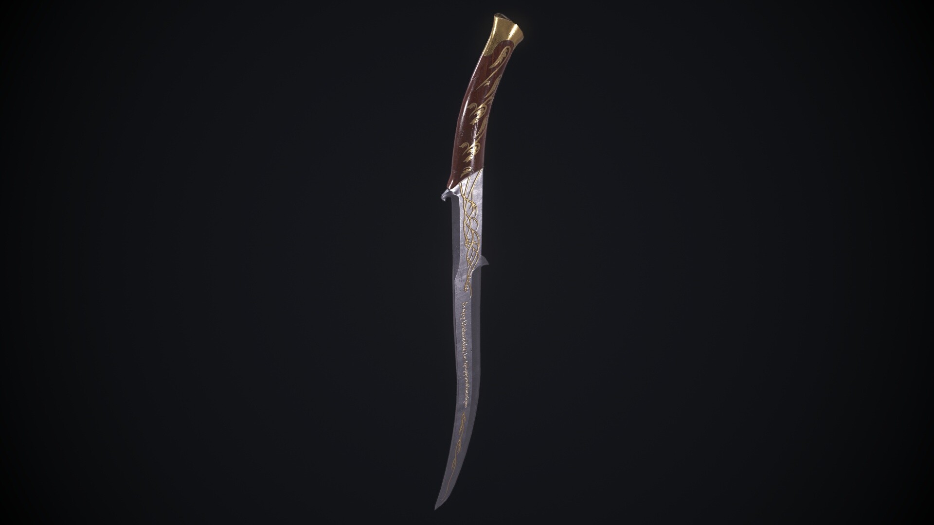ArtStation - Hadhafang Sword from The Lord of The Rings Movie
