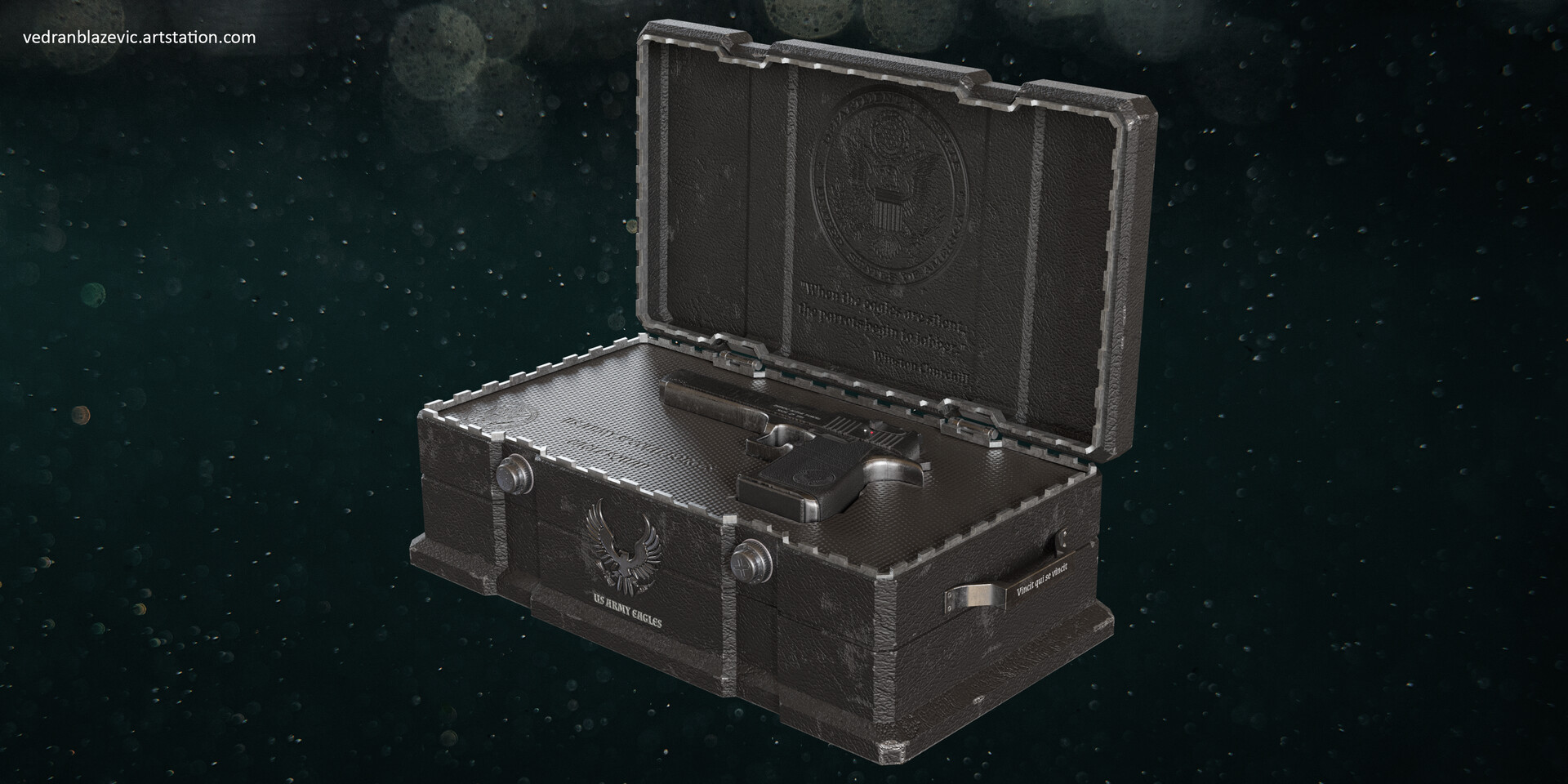 ArtStation - US Army Desert Eagle storagebox