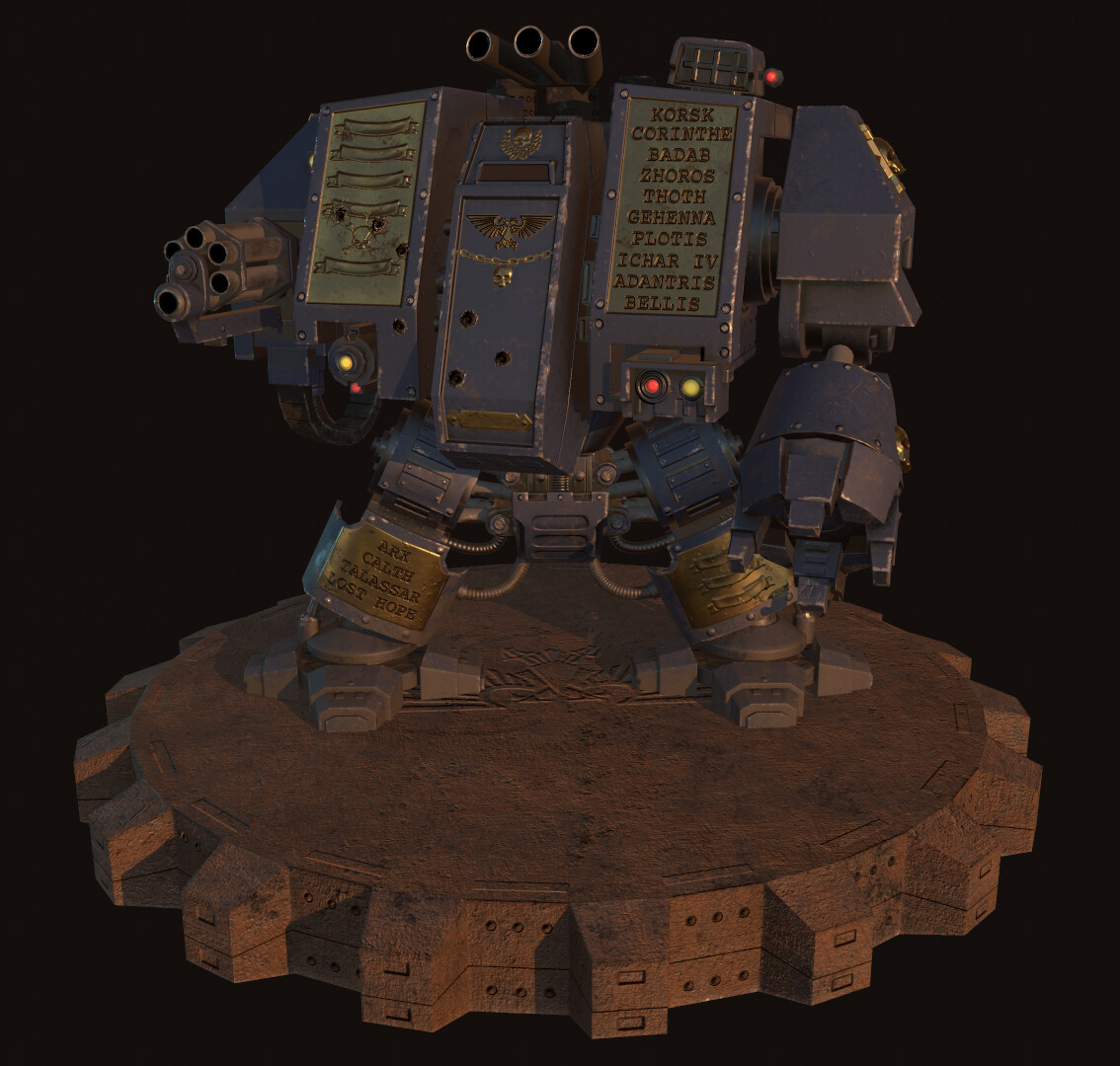 ArtStation - Dreadnought Castraferrum WH40K