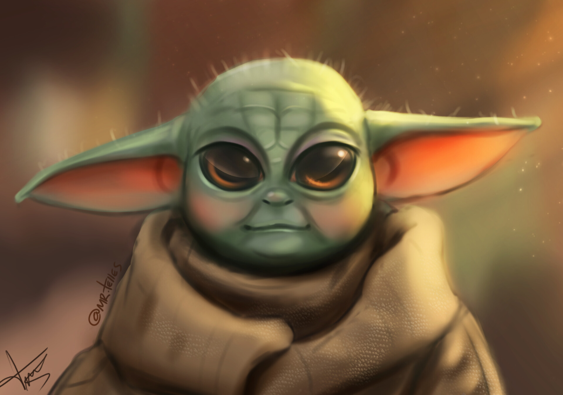ArtStation - Baby Yoda - Fan Art