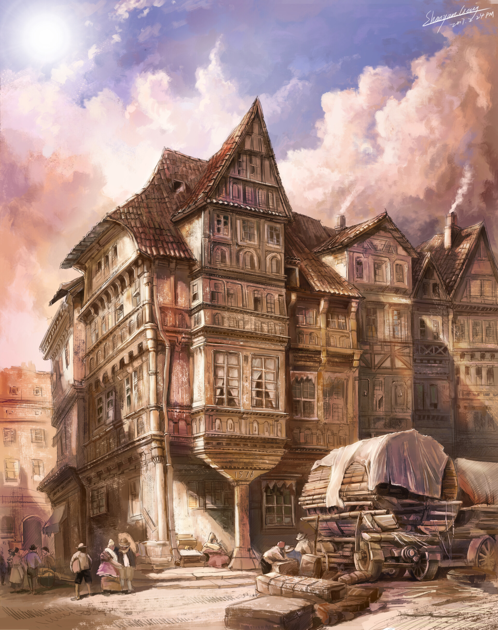 ArtStation - Medieval Spanish architecture