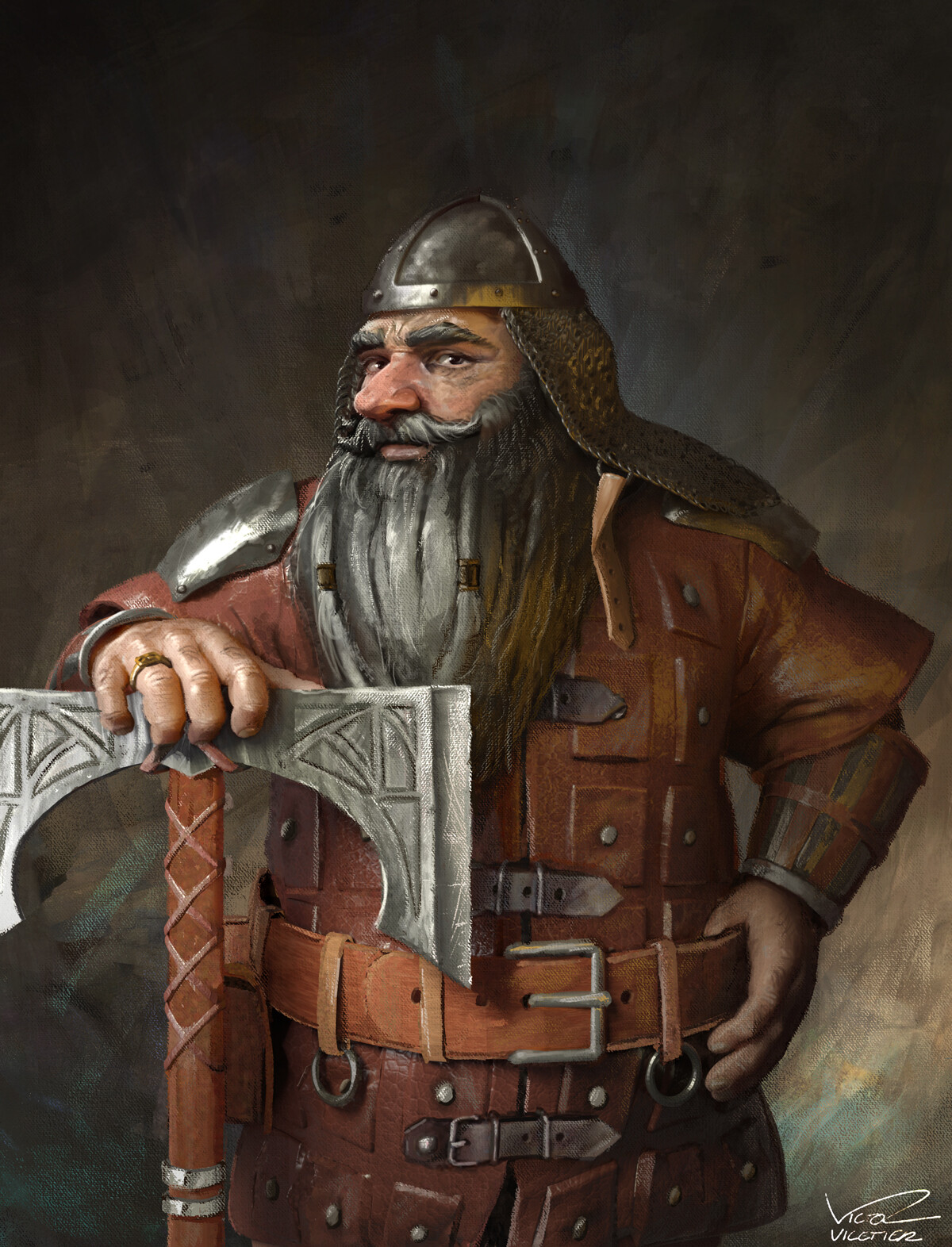 ArtStation - Dwarf warrior