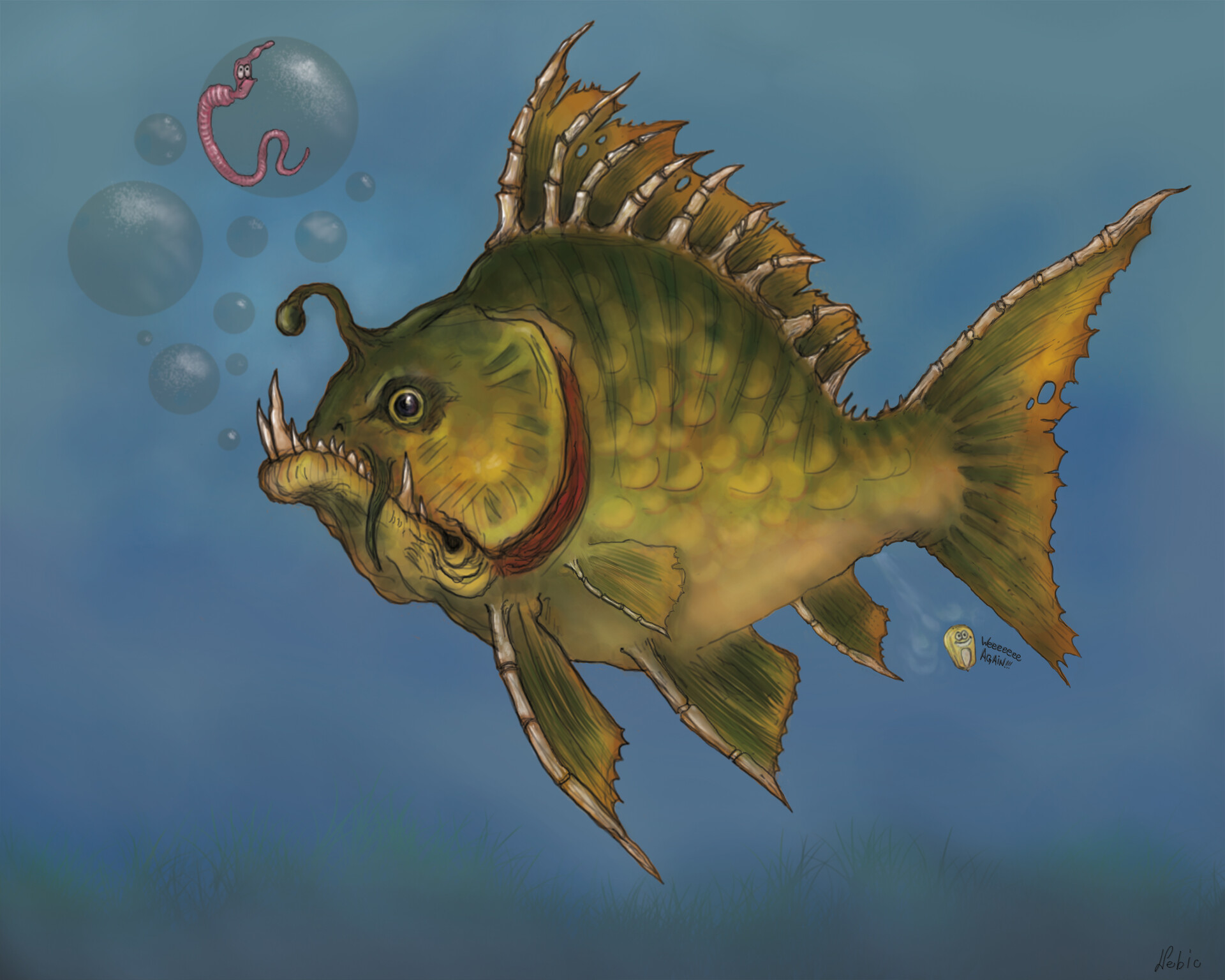 ArtStation - Monster Carp