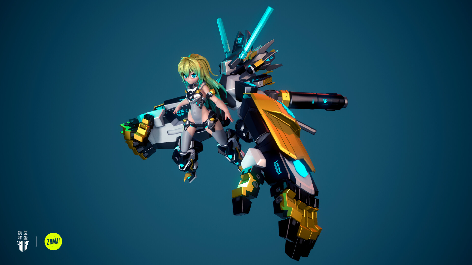 Artstation Anime Mecha Girl