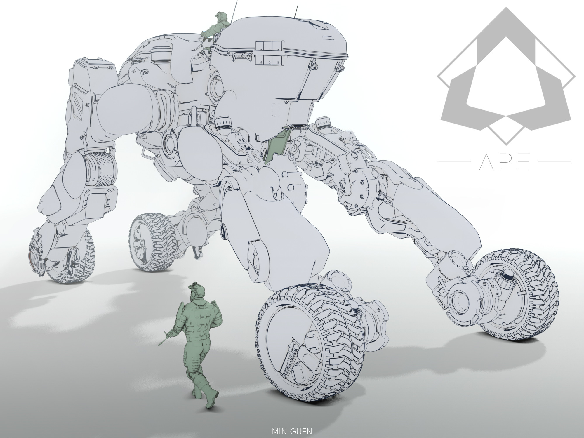 min-guen-minguen-apemobile-sketch1.jpg (2000×1500)-花瓣网