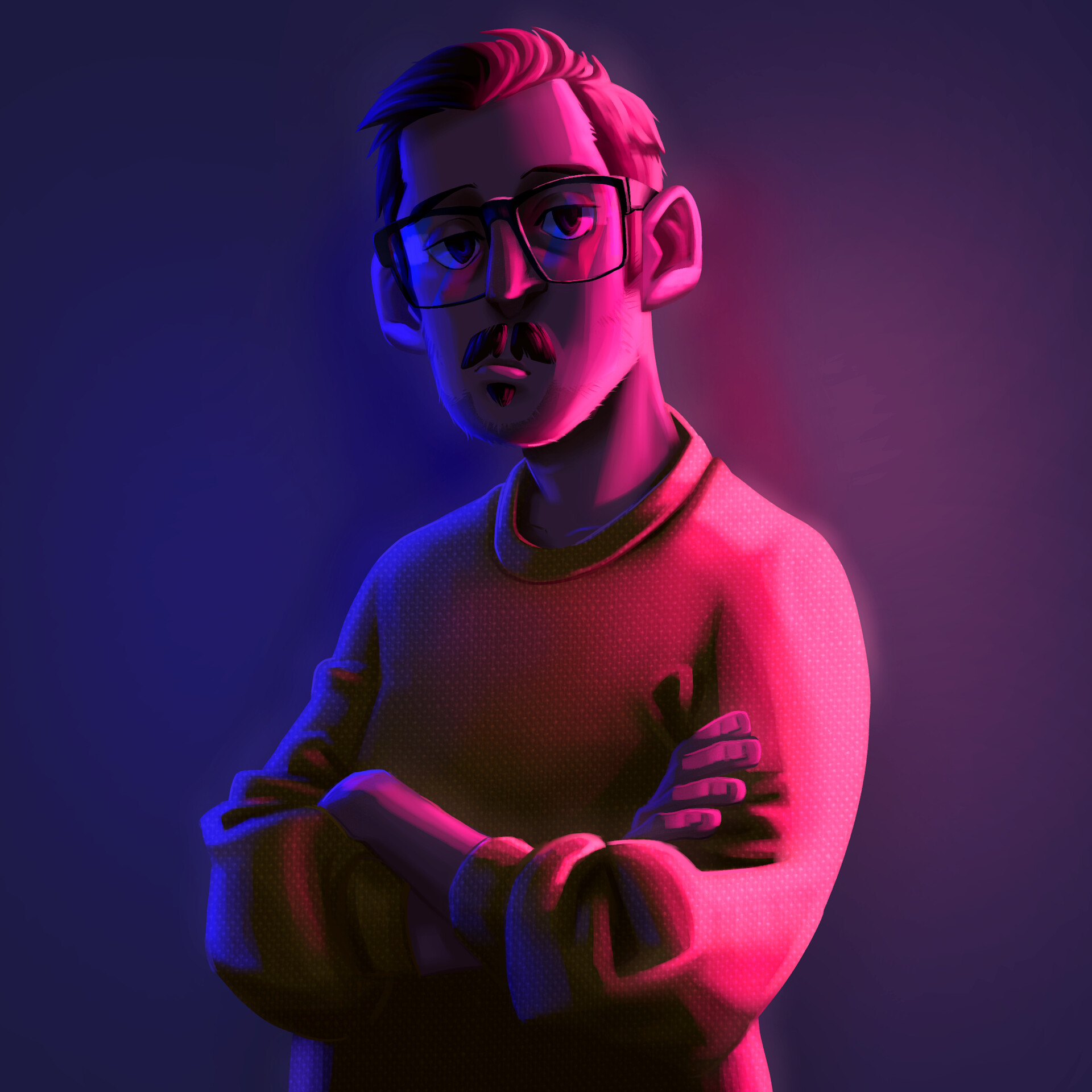 ArtStation - Concept art self portrait