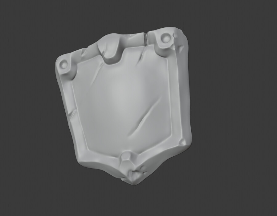 ArtStation - Battered Shield