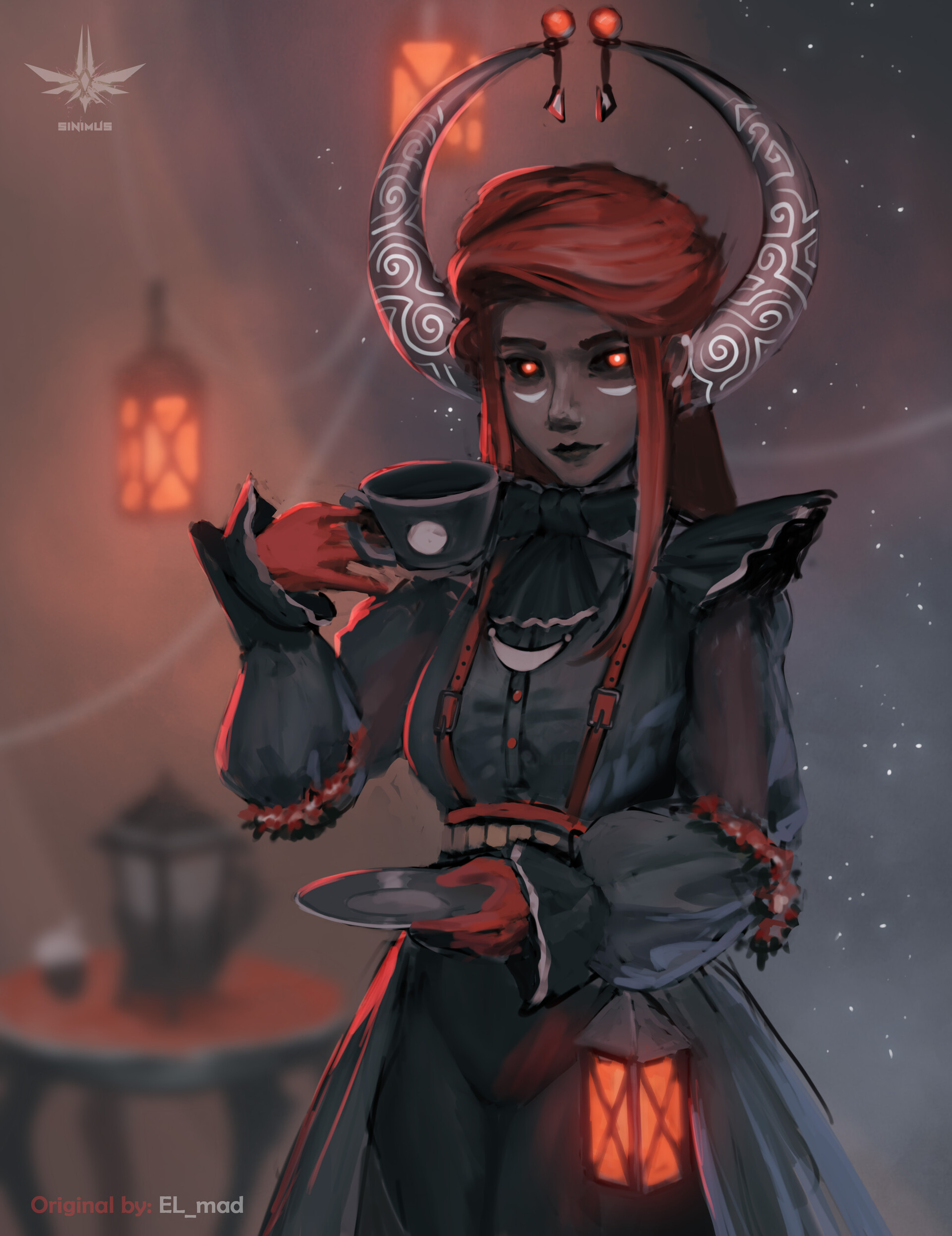 ArtStation - Red Moon