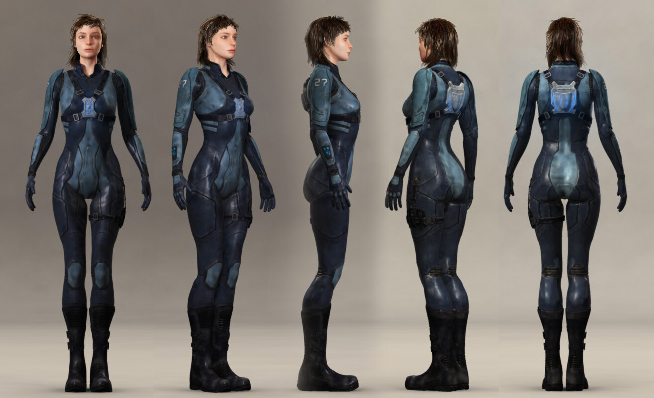 ArtStation - Syfy Character (Personal Project)