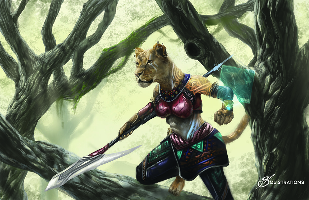 ArtStation - Amina Character Illustration