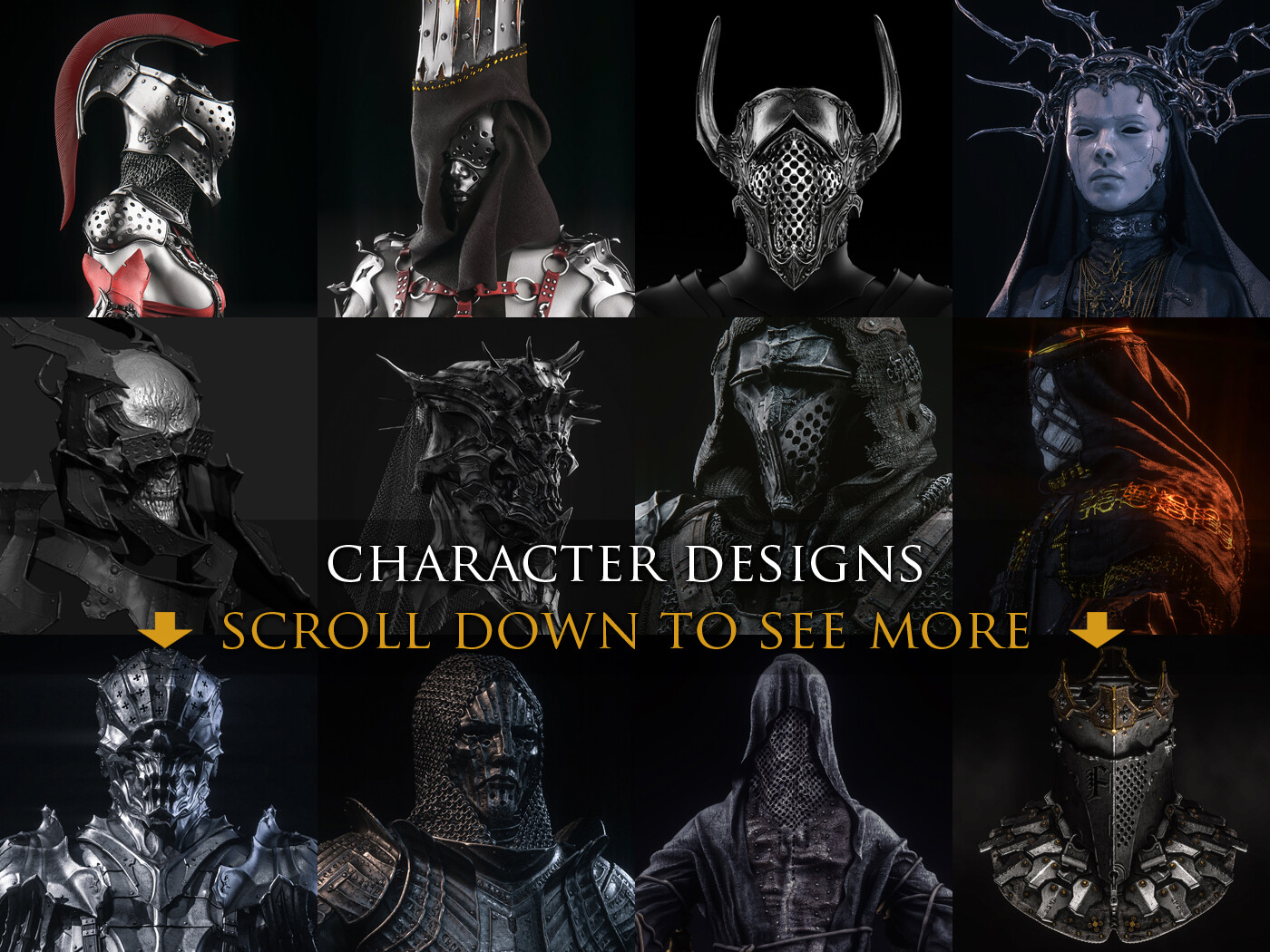 Vitaly Bulgarov - Mortal Shell Art-Dump: Character Designs