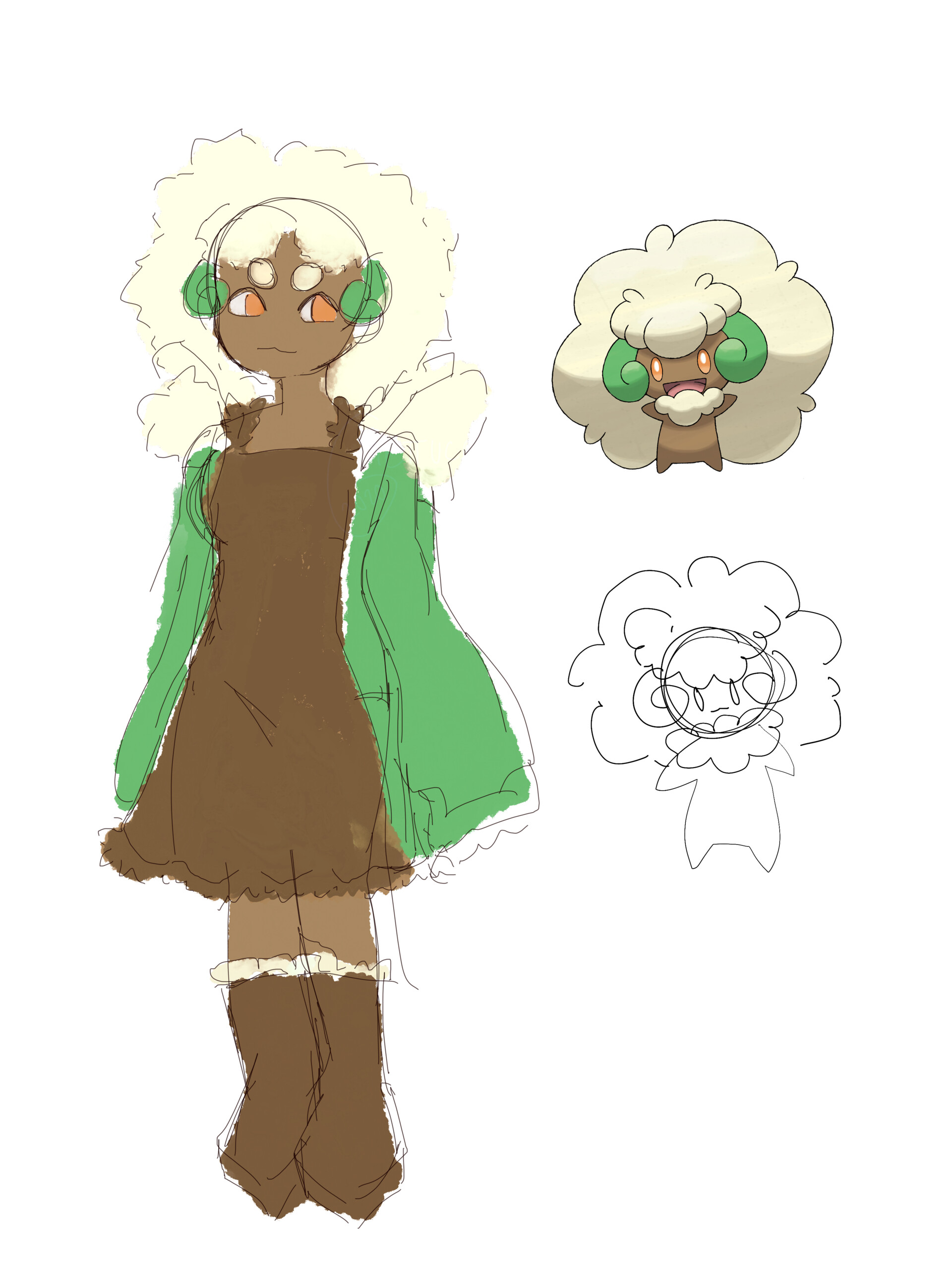 Whimsicott Human