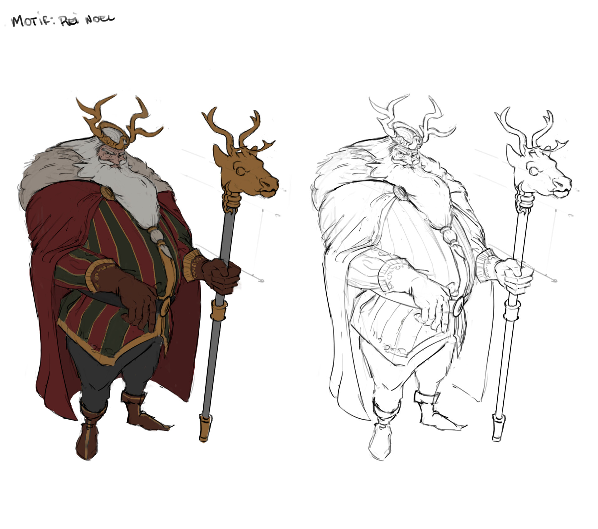 ArtStation - Santa Claus King