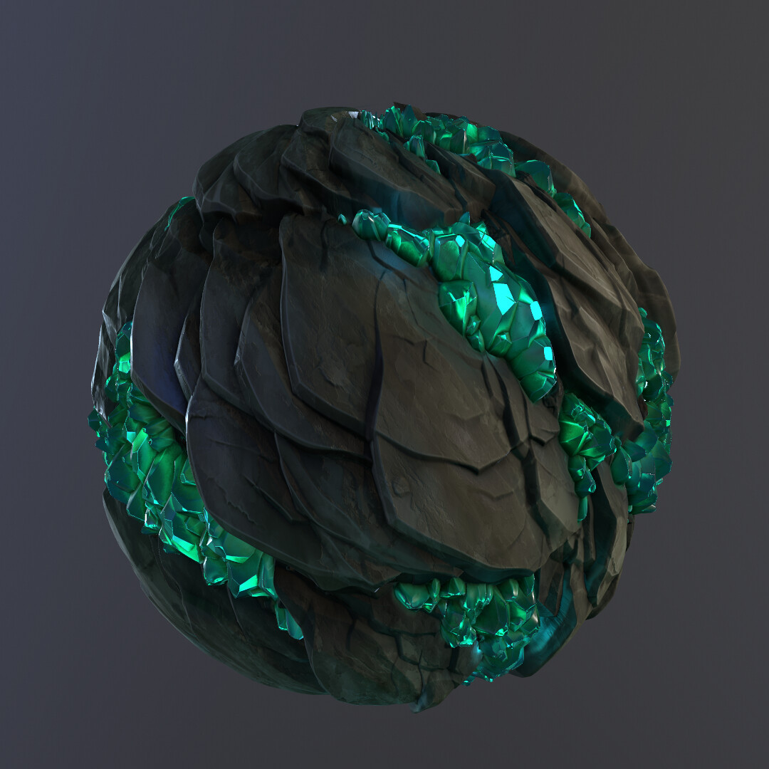 ArtStation - Stylized crystal