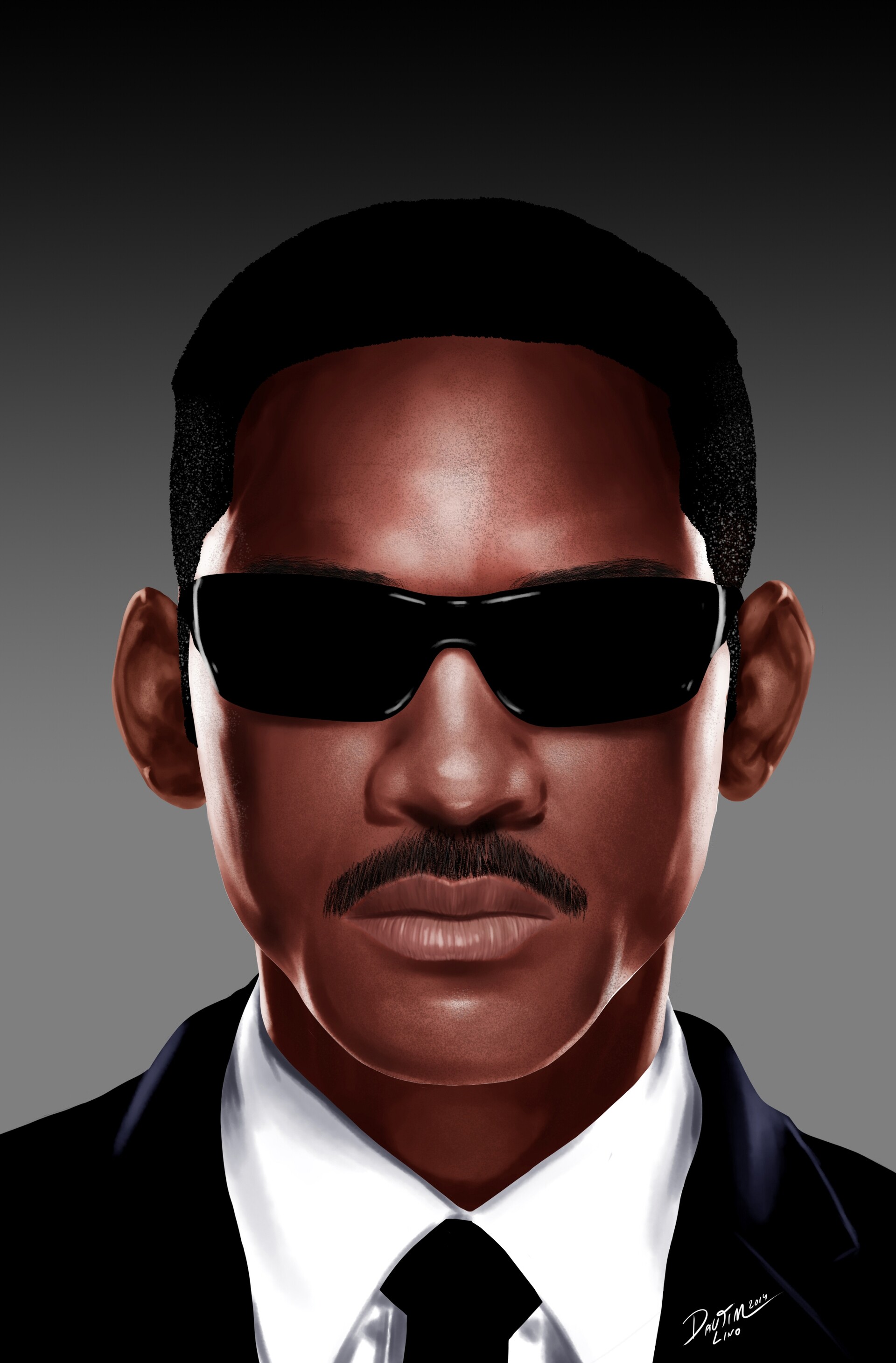 ArtStation - Will Smith (MIB movie)