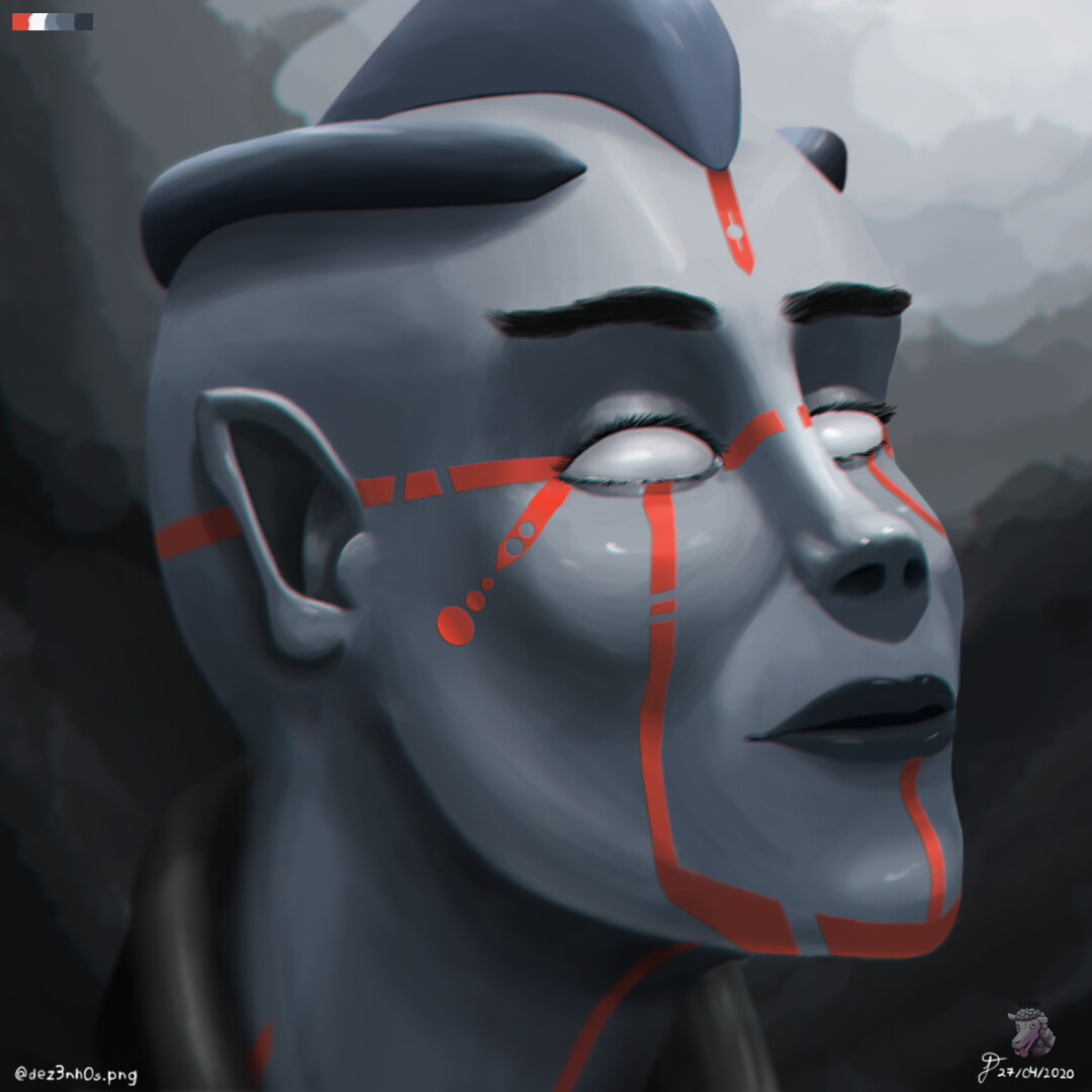 ArtStation - alien girl