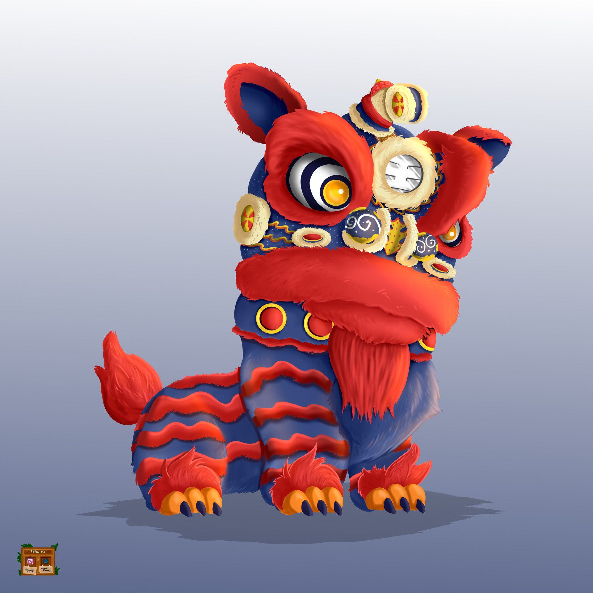 ArtStation - Lion Dance