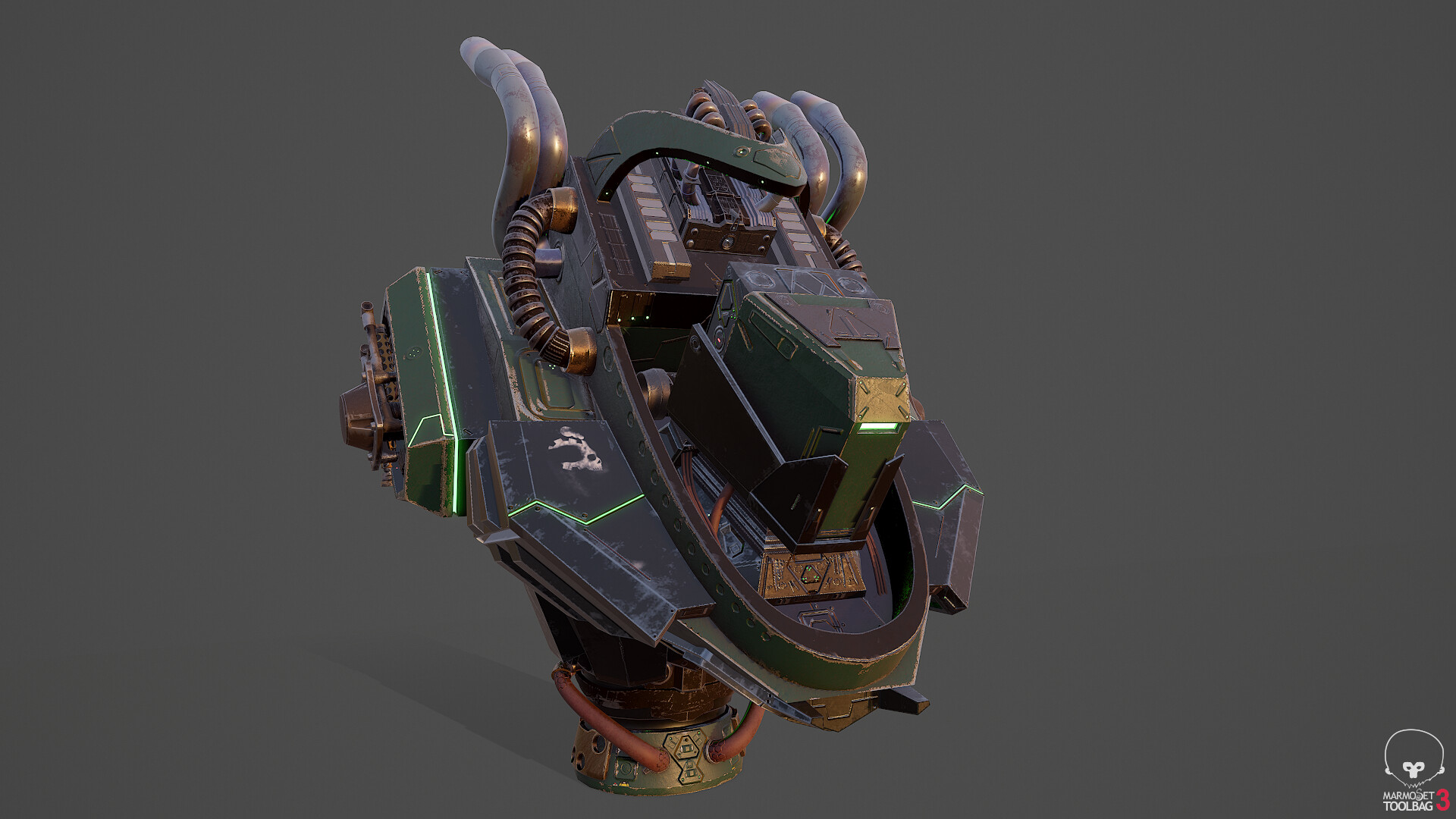 ArtStation - C.O.G - Mecha Bust