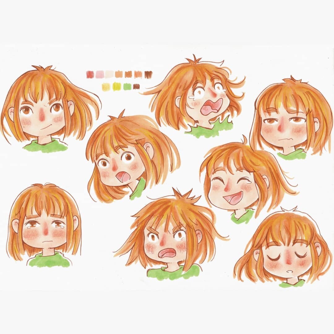 ArtStation - Character Expressions - OC