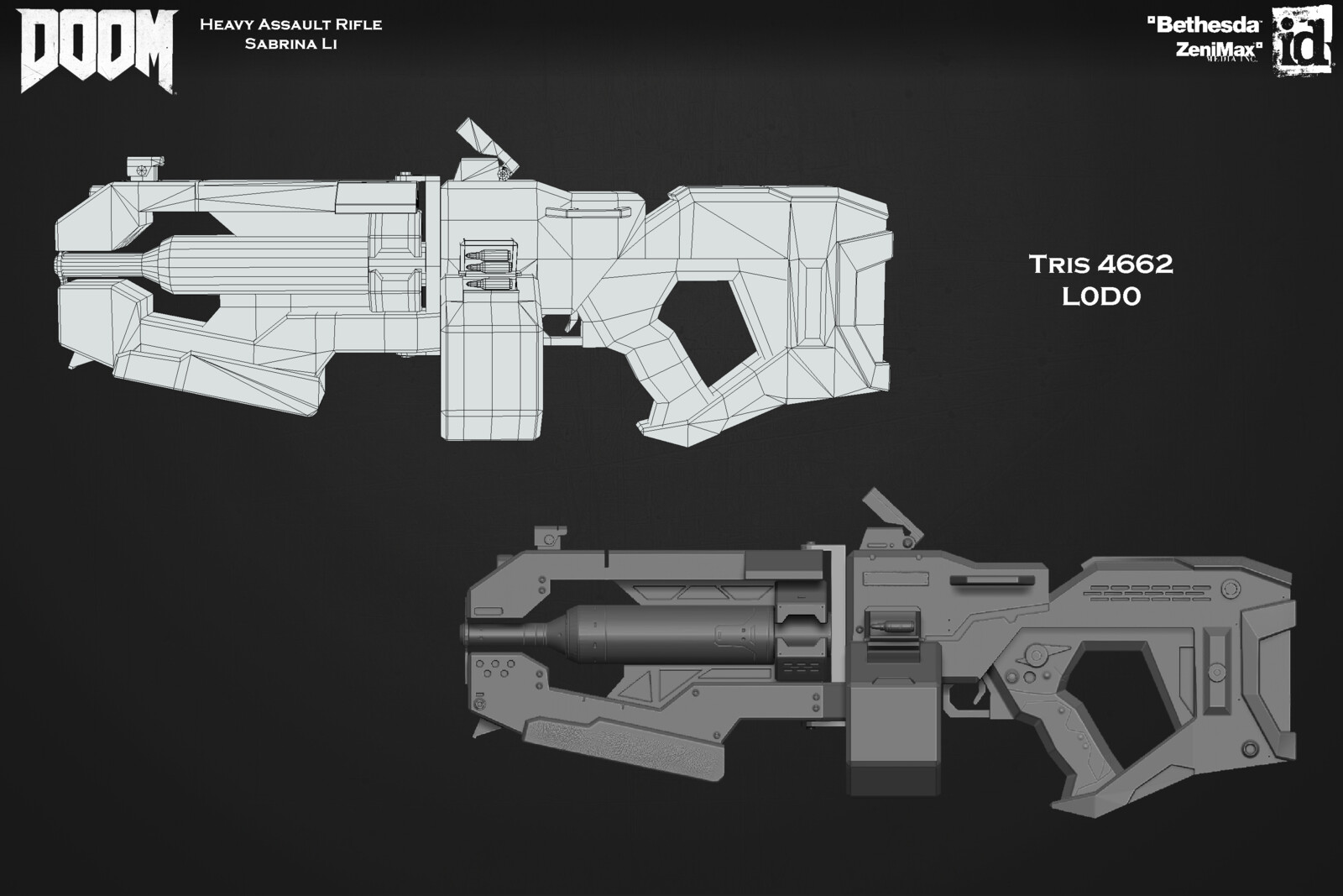 Sabrina Li - Doom Gun - Heavy Assault Rifle