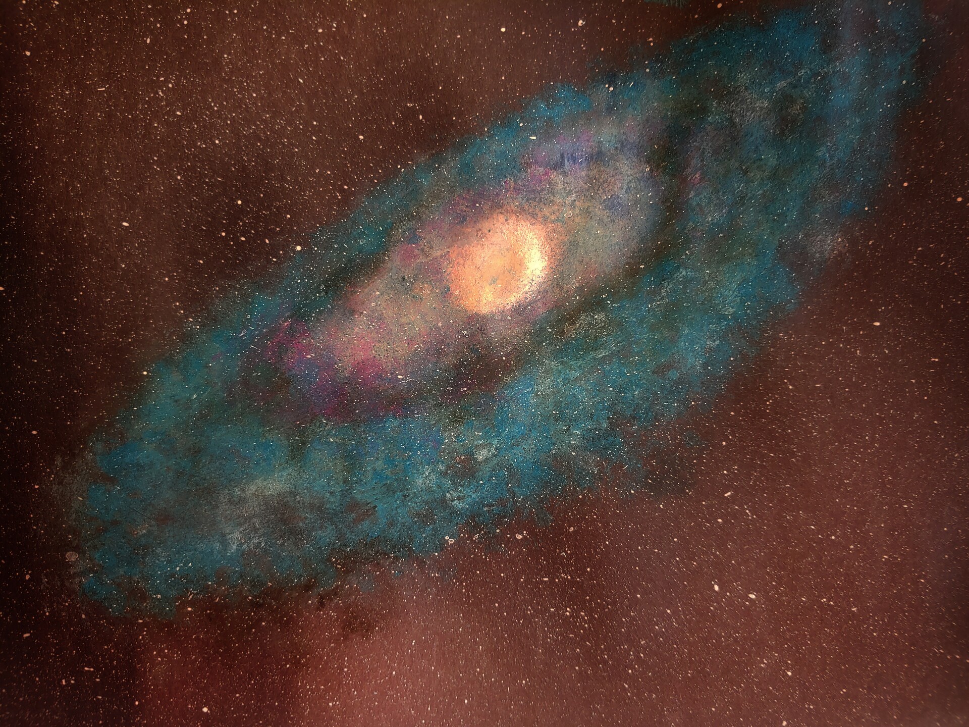 ArtStation - Painting of a Galaxy for an Animatic