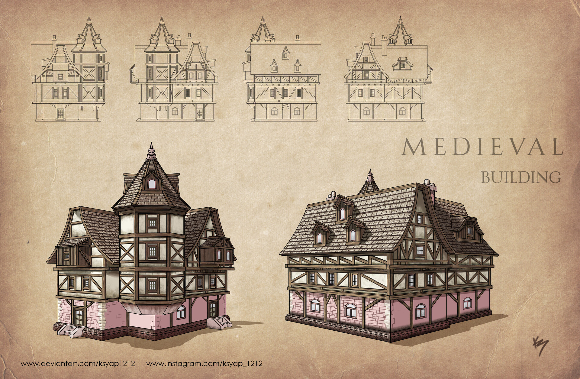 ArtStation - General Medieval Building