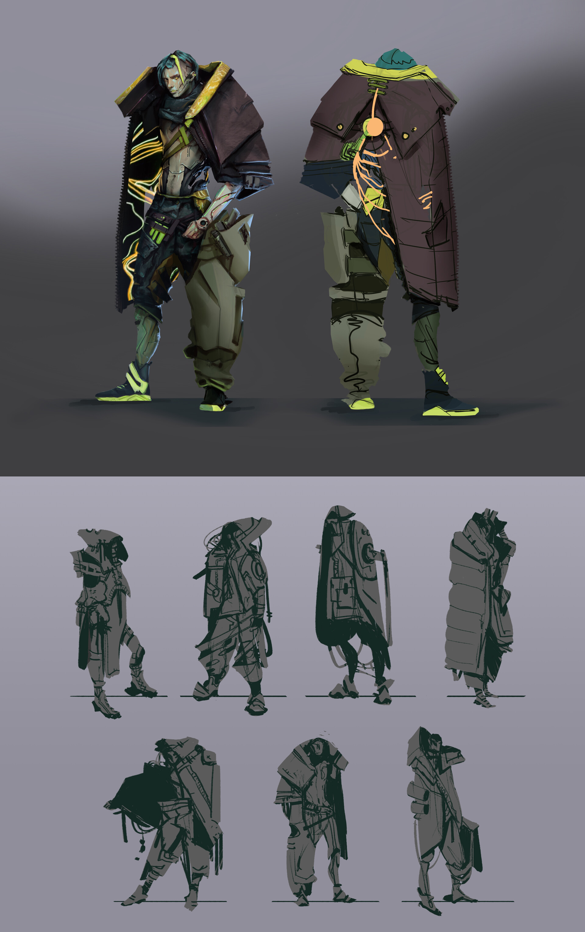 ArtStation - Cyberpunk Character Designs