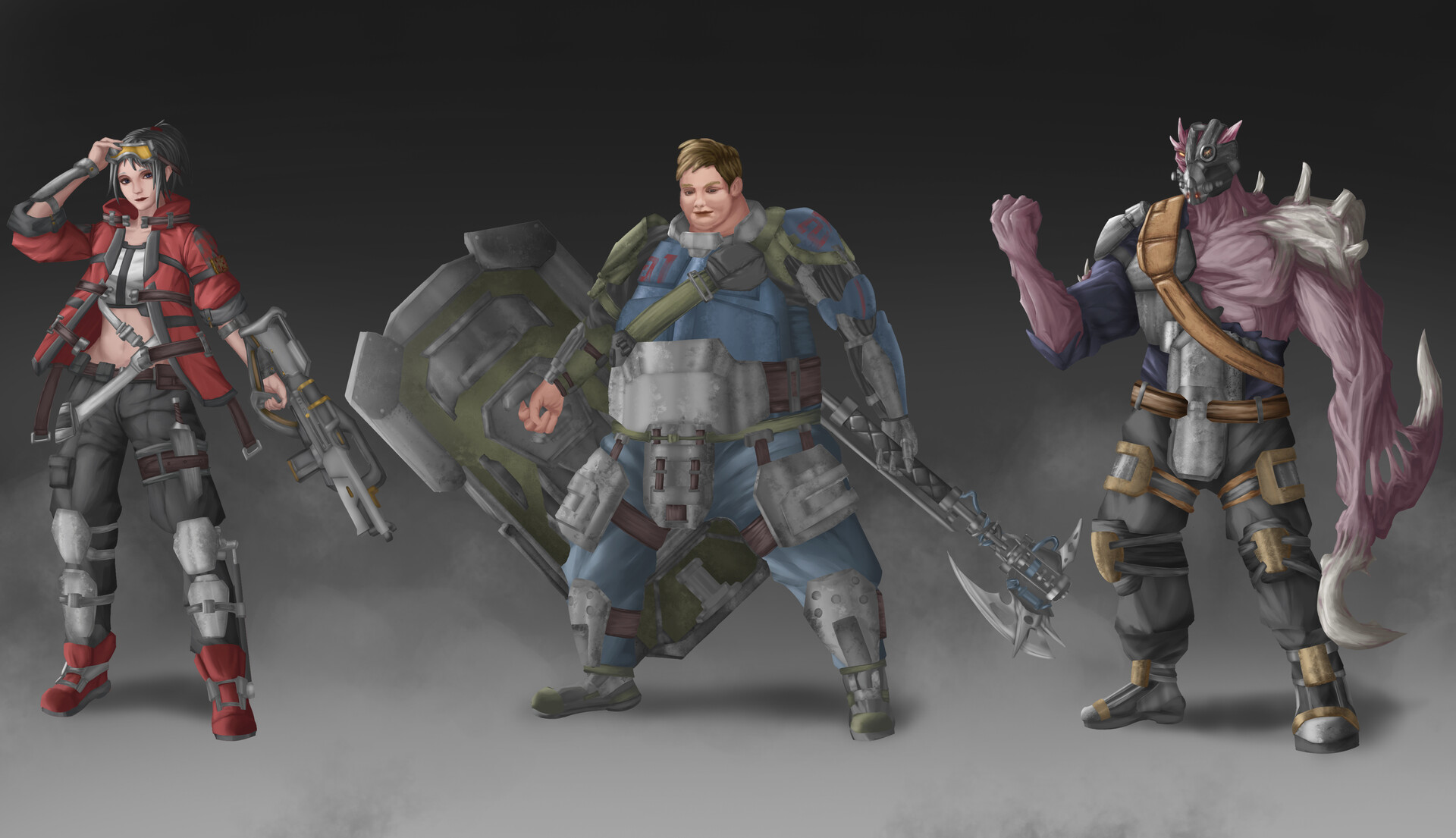 ArtStation - post apocalyptic character design