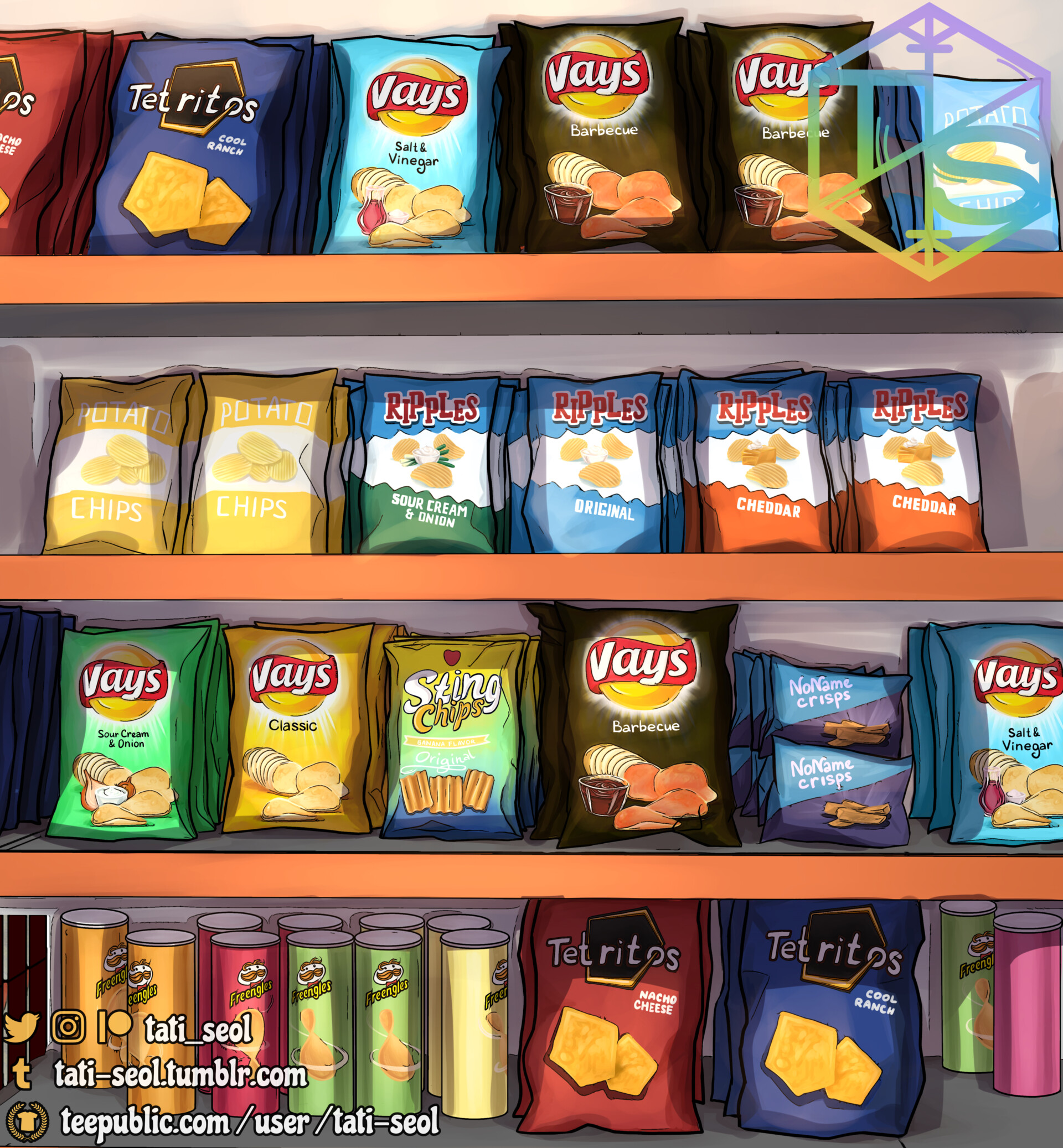 ArtStation - Chips - Prop design for comic background