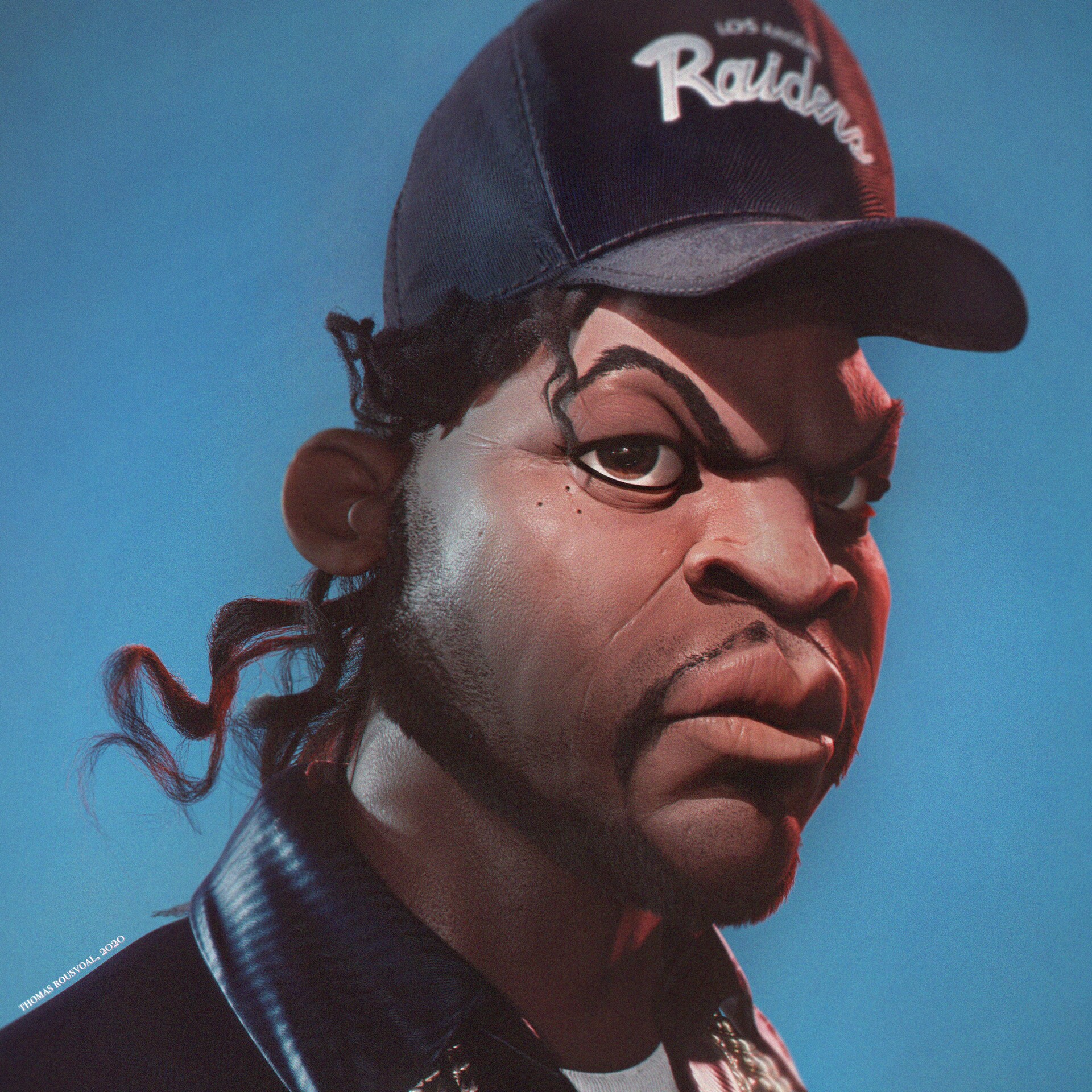 Nwa Ice Cube Drawing