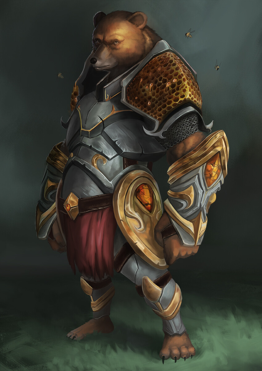 ArtStation - Paladin Bear
