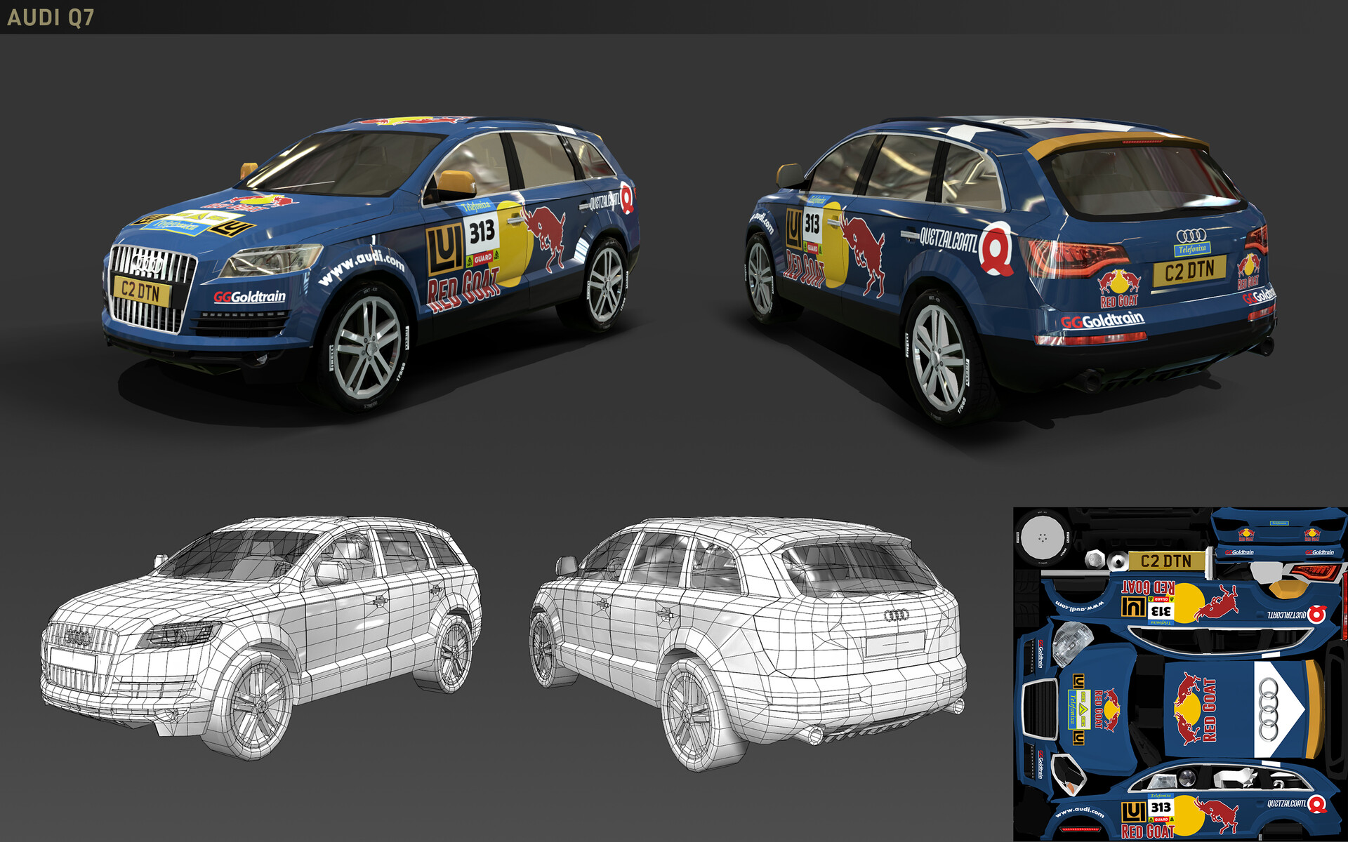 Ahmet Emin Gençerk - Rally Cars - Low Poly Game Assets