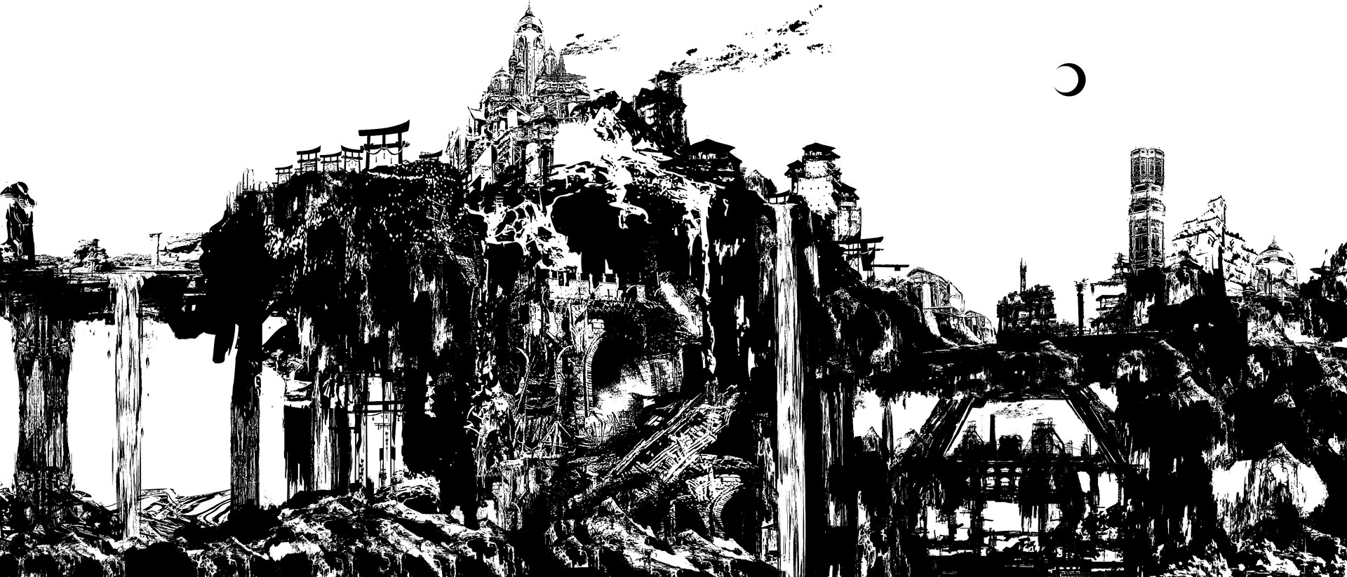 ArtStation - Moon city