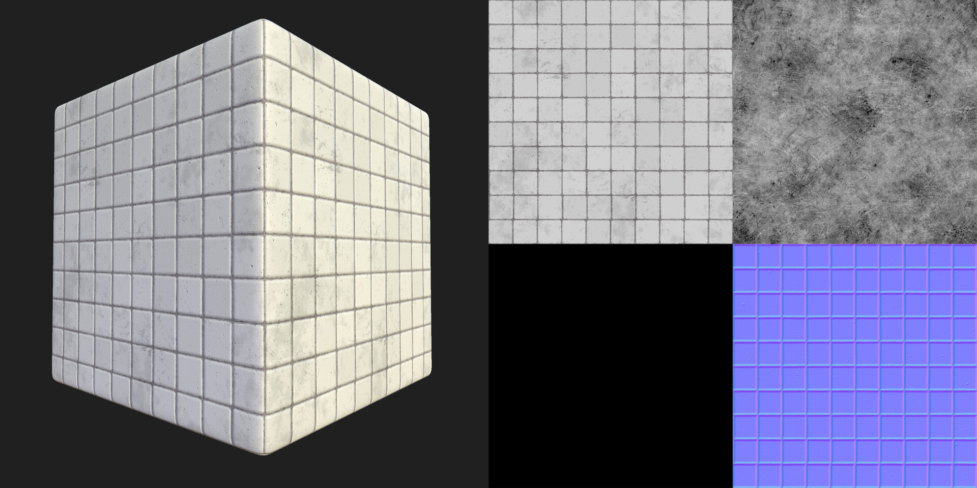 ArtStation - PBR Tile Wall