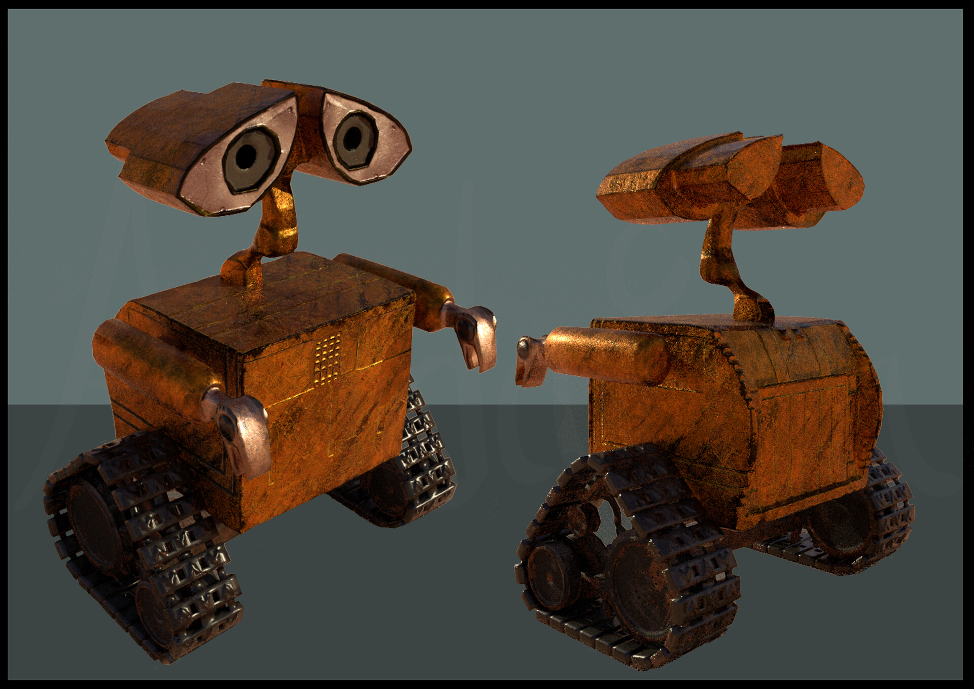 ArtStation - 3D Character: Wall-E Fan Art