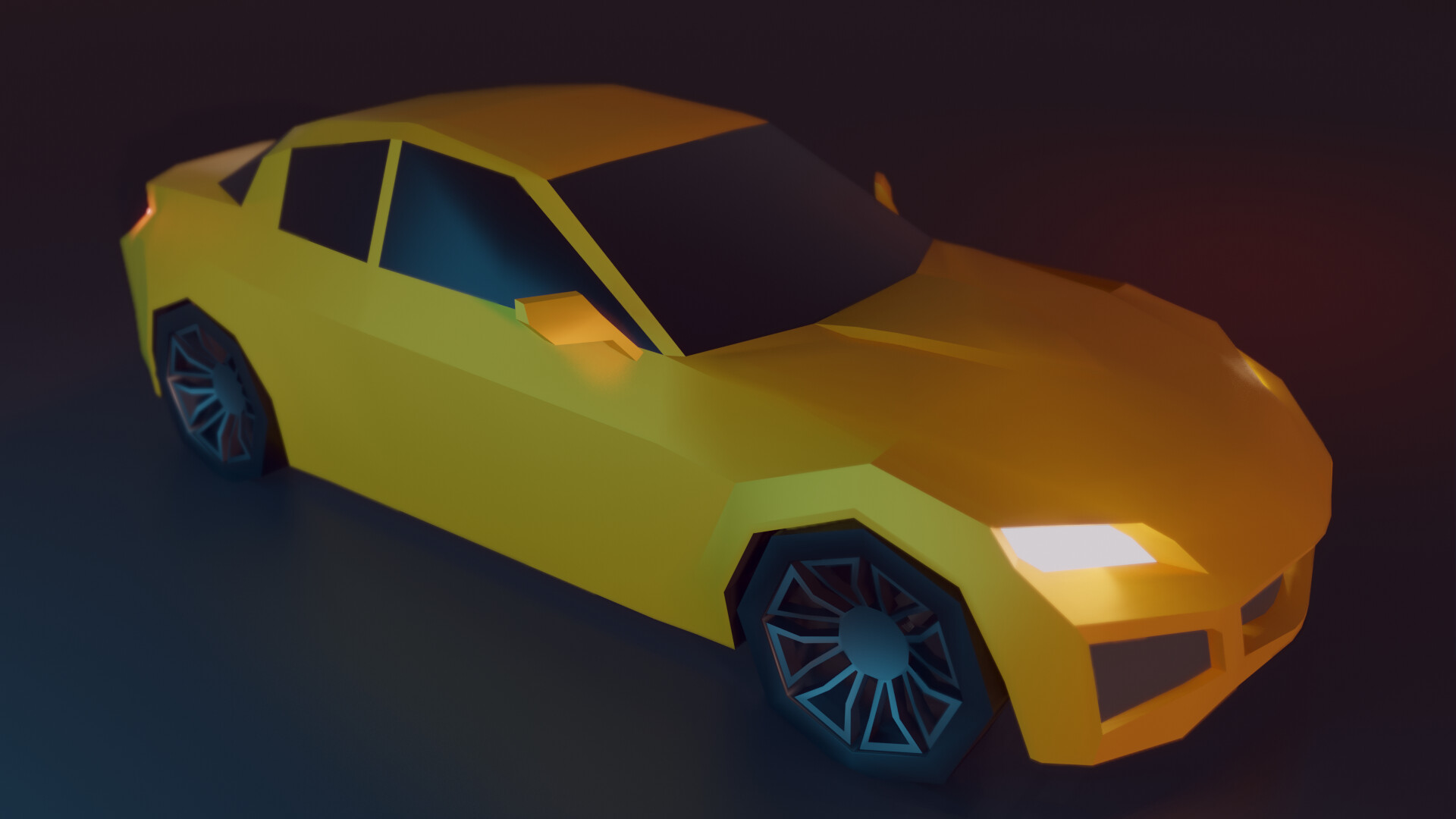 ArtStation - low poly cars