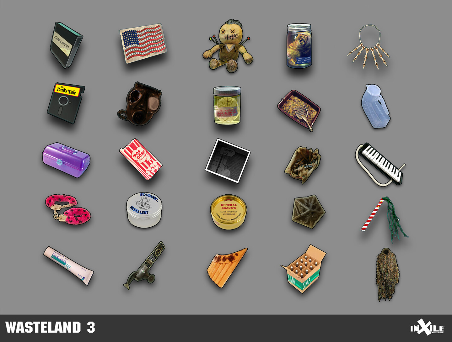 ArtStation - Wasteland 3 icons