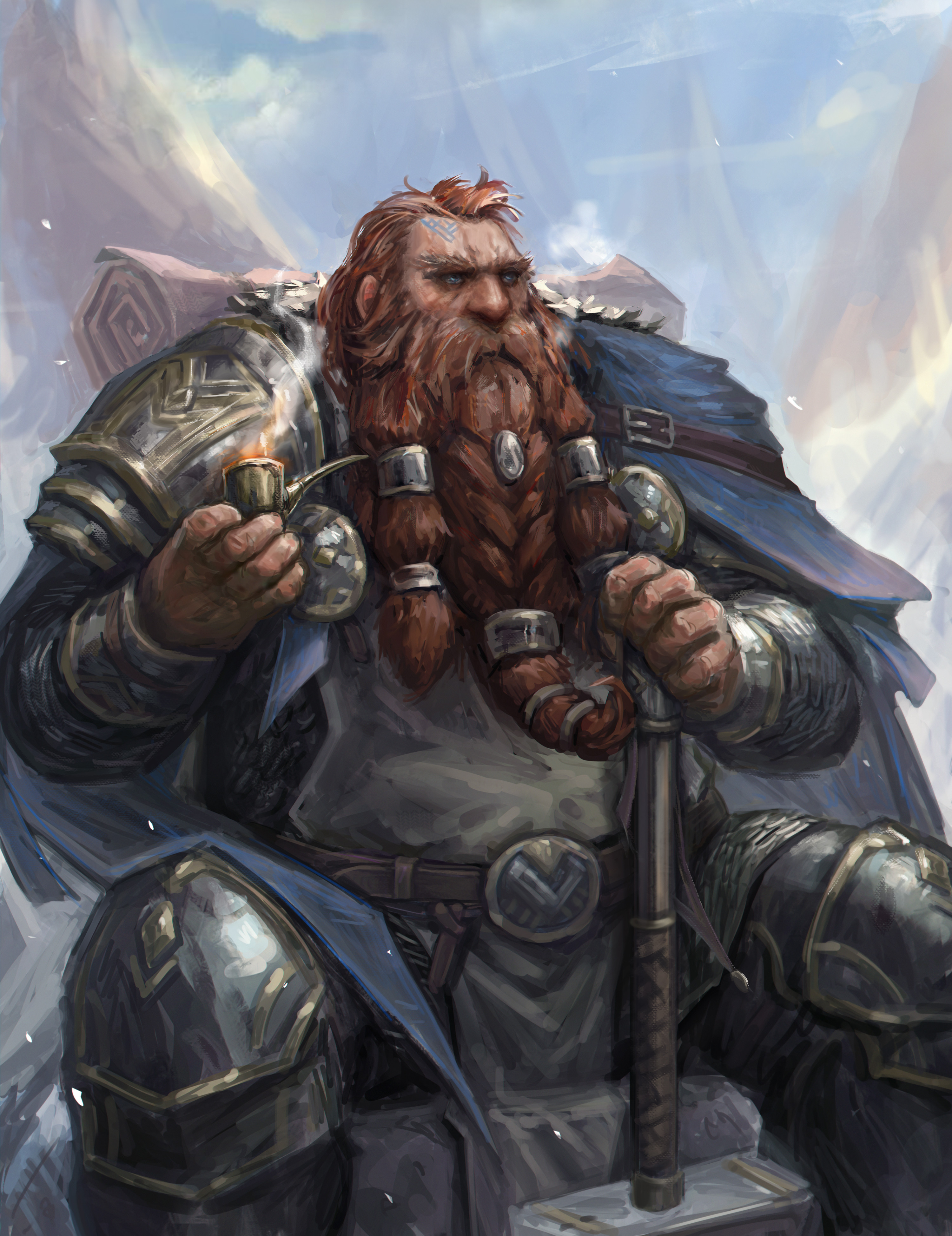 Dwarven Peasant by Britt Martin : ImaginaryDwarves