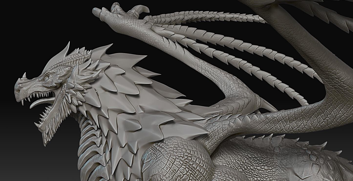 ArtStation - DRAGON SHOW WIP 10%