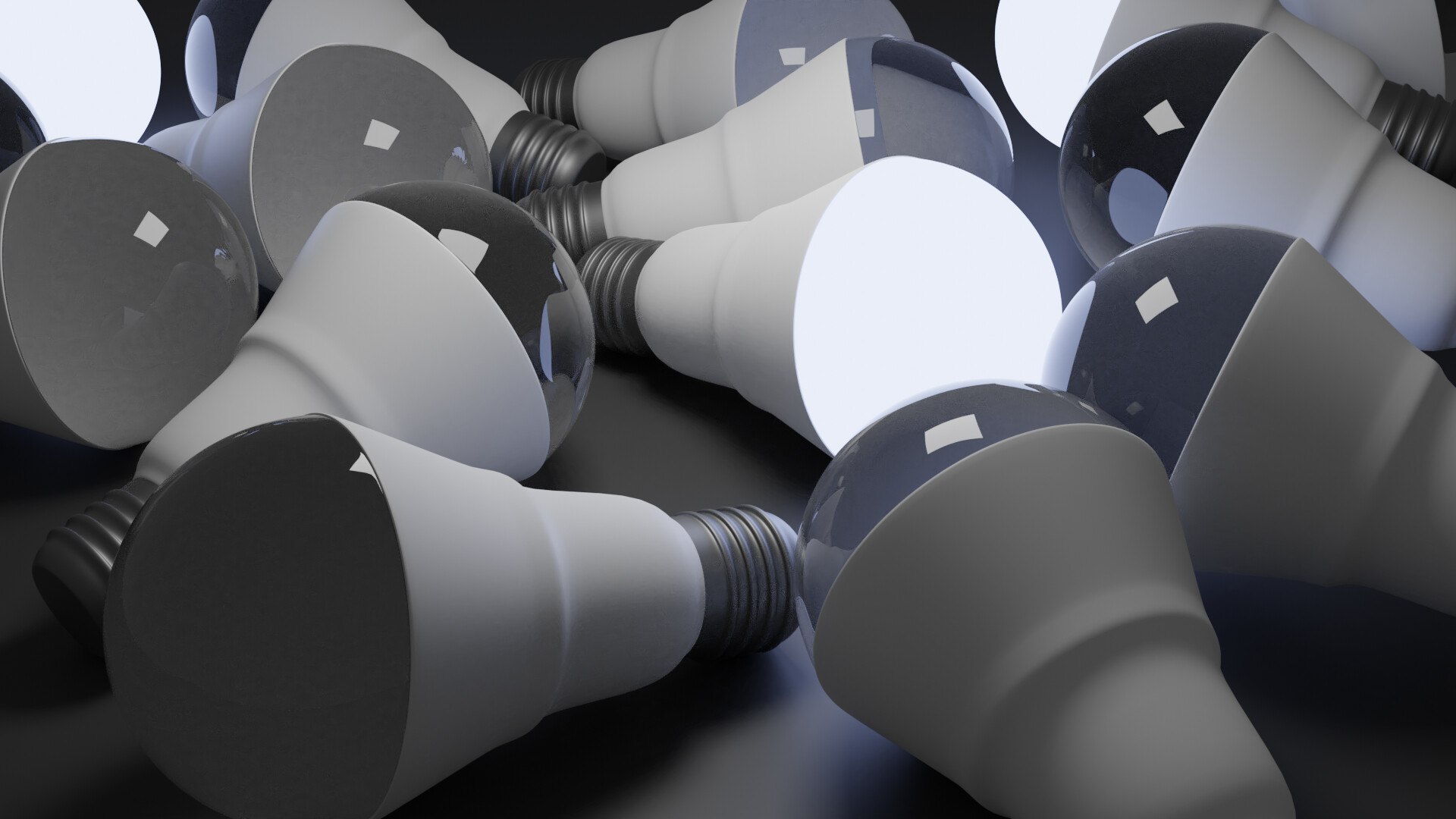 ArtStation - Light Bulbs made in Blender